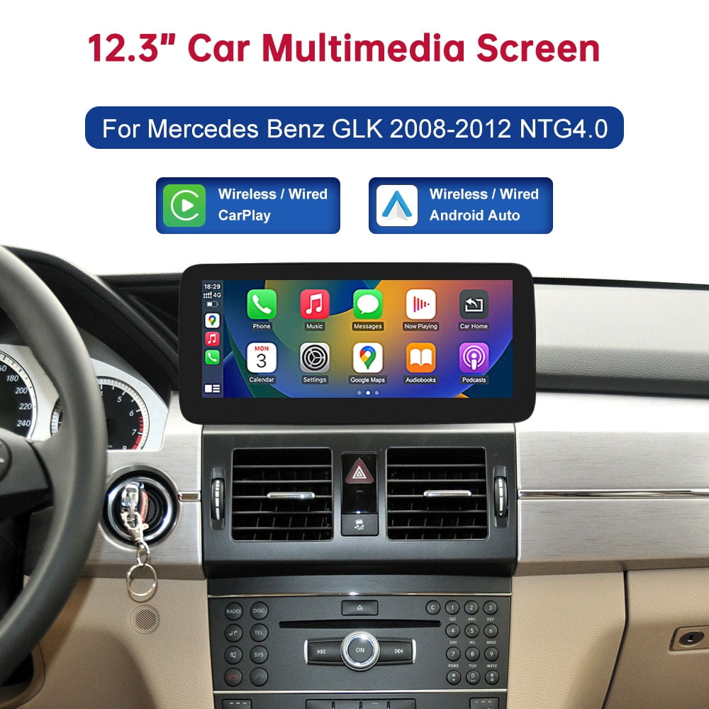 12.3 inch Touchscreen Wireless CarPlay Android Auto Multimedia Car ...