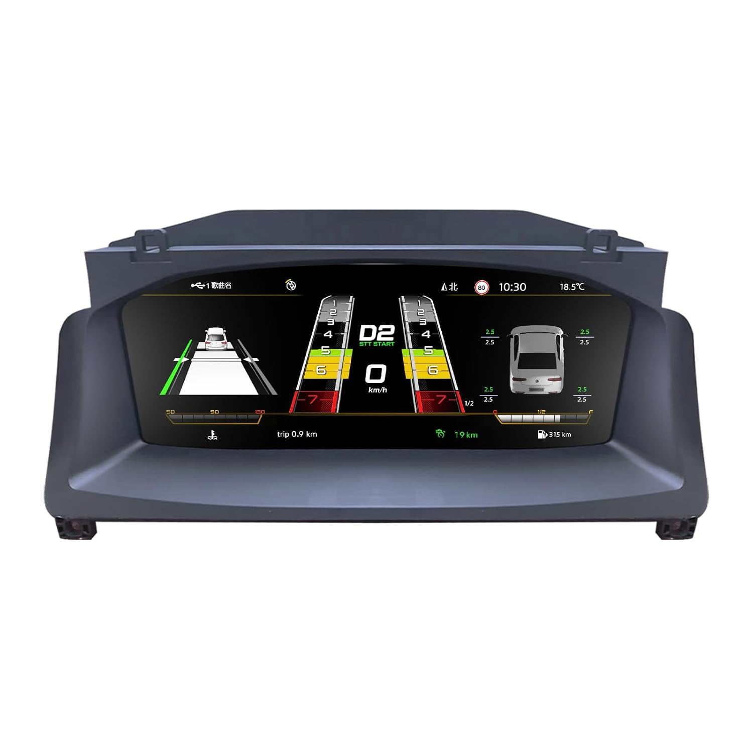 12.3 inch digital dashboard instrument cluster Suitable for VW T6 2016 ...