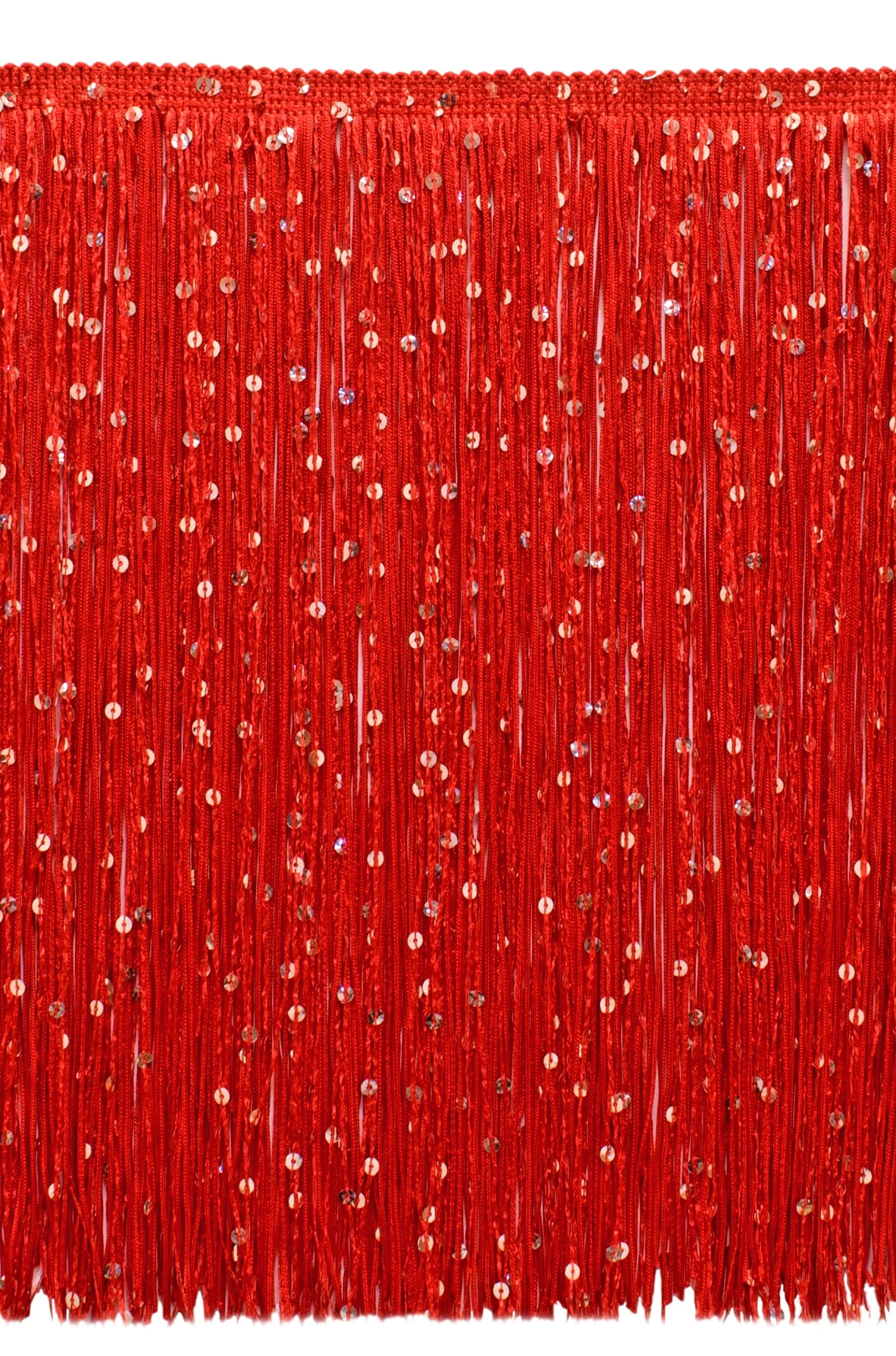 12" (30.5cm) Long Sparkling Sequin Chainette Fringe Trim # CFS12 ...