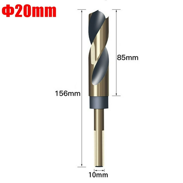 12-30mm Round Shank Reduced T-wist Drill Bits Cobalt HSS Hole Cutter Drilling Tool for Wood Iron ...