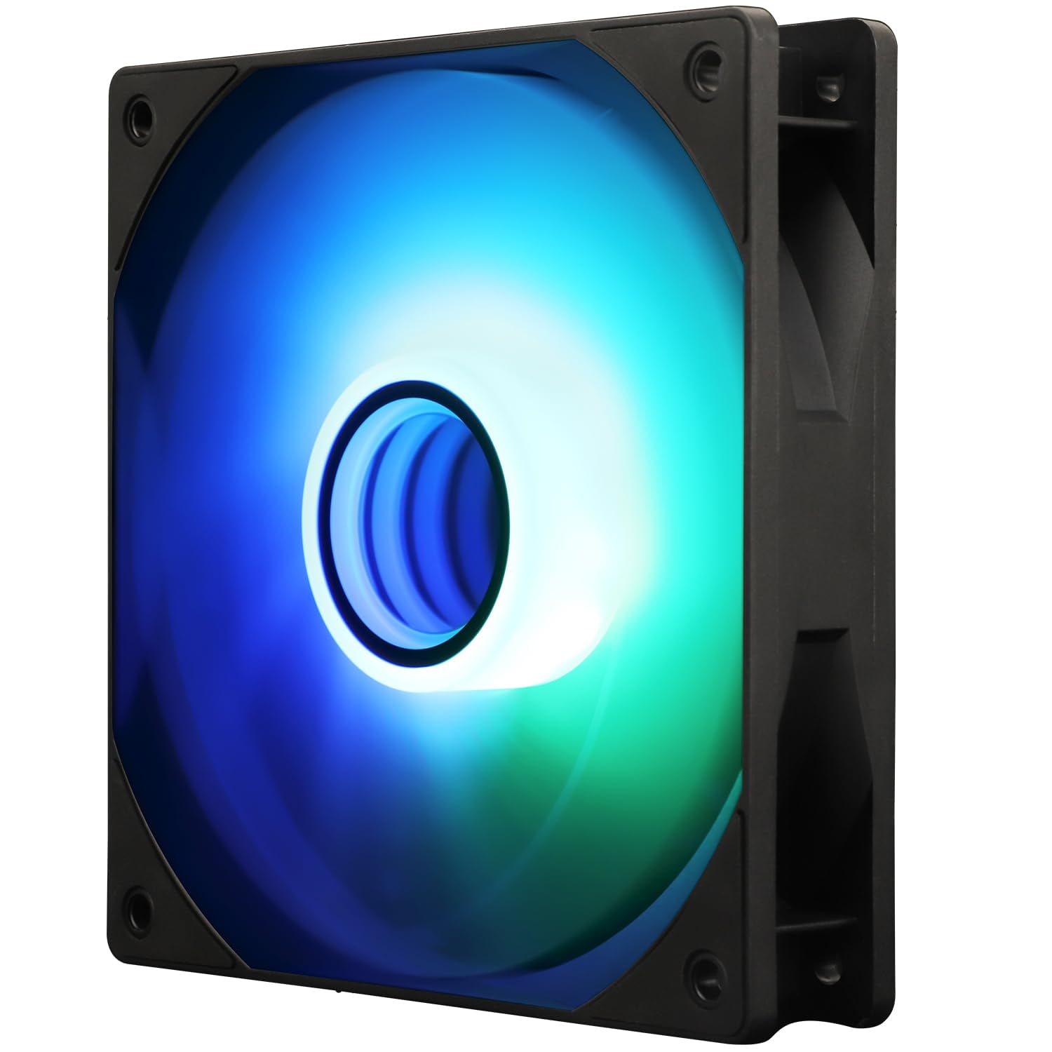 -12-3120 black fan, with 1500 RPM, computer case cooling, quiet 4-pin ...