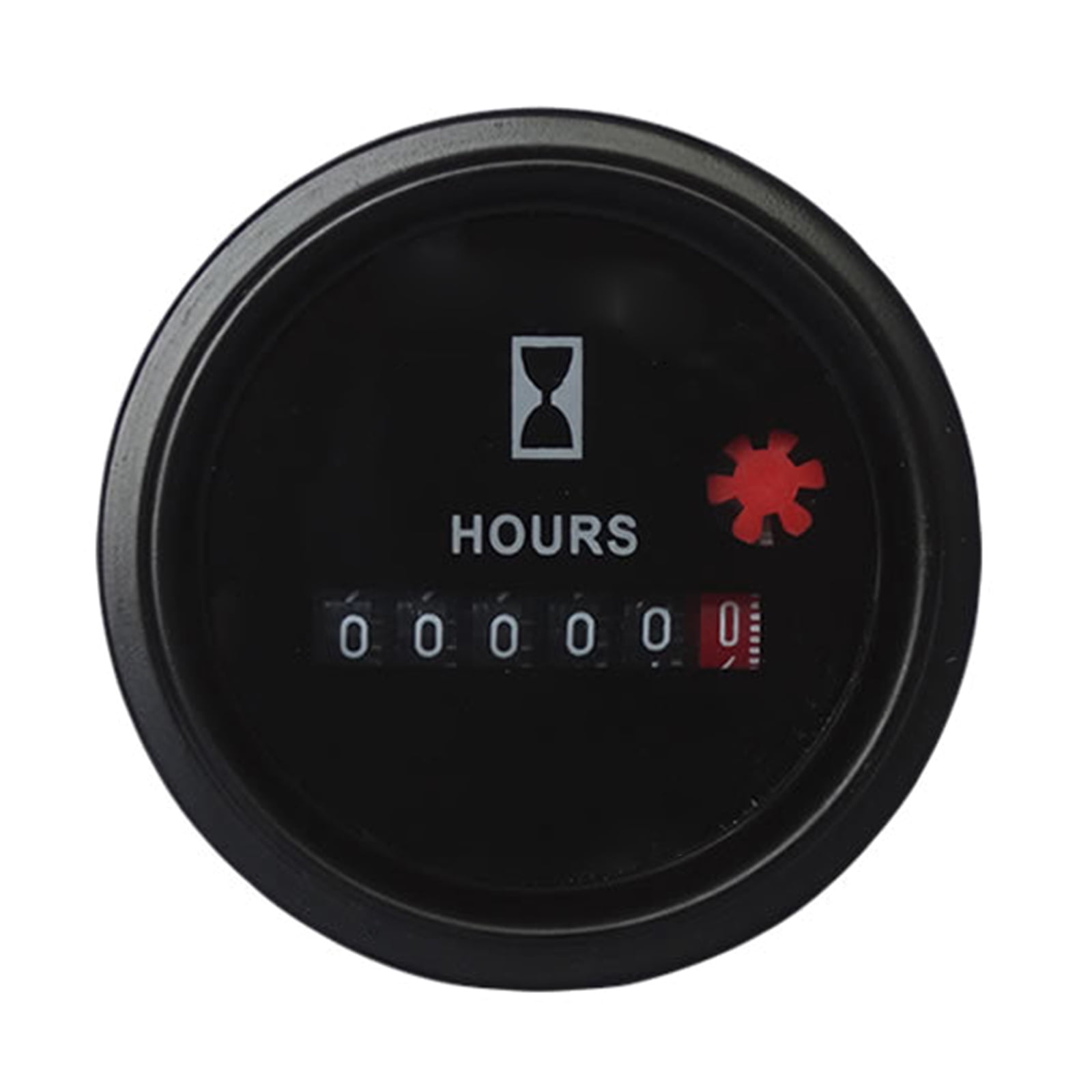 12-36V Digital Mechanical Hour Meter 52mm Hour Gauge Meter for ...