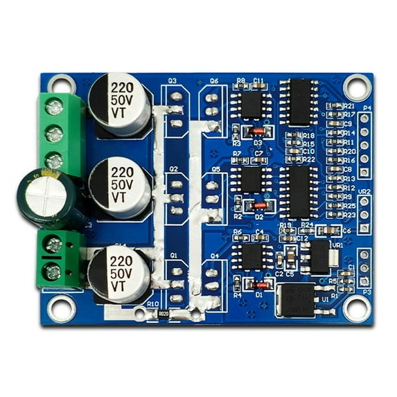 12-37V 5A DC Brushless Hall Motor Driver Board Motor Foward Reverse ...