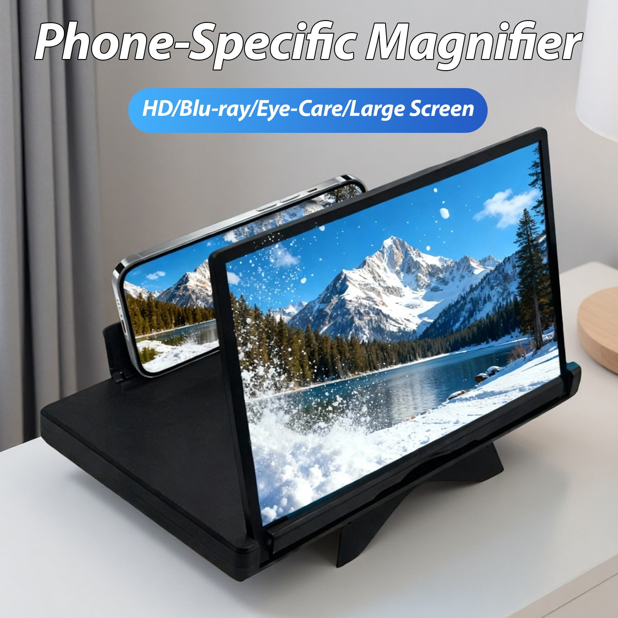 12" 3D HD Screen Magnifier for Cell Phone 2025 Newest Version Video ...