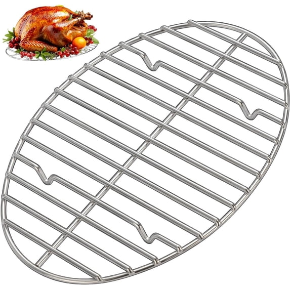 12.4" Roasting Rack,Stainless Steel Cooling Rack, Oven & Dishwasher ...