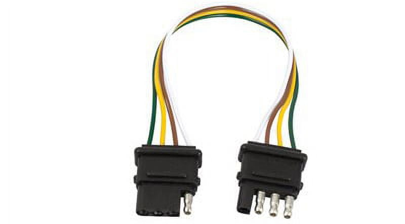 12" 4 Wire Flat Loop Extension Used On 12V Trailer Wire Circuits That ...