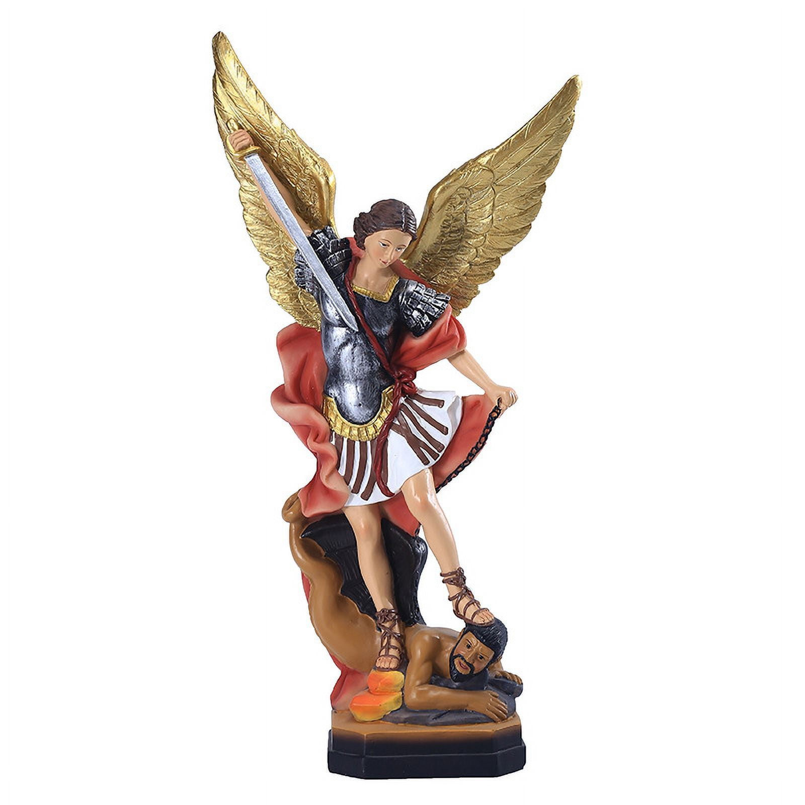 12.4 inch St Michael Statue, Archangel Michael Statues, San Miguel ...