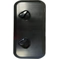 12.4" x 17.32"Marine Deck Rectangular Inspection Hatch - White/Black ...