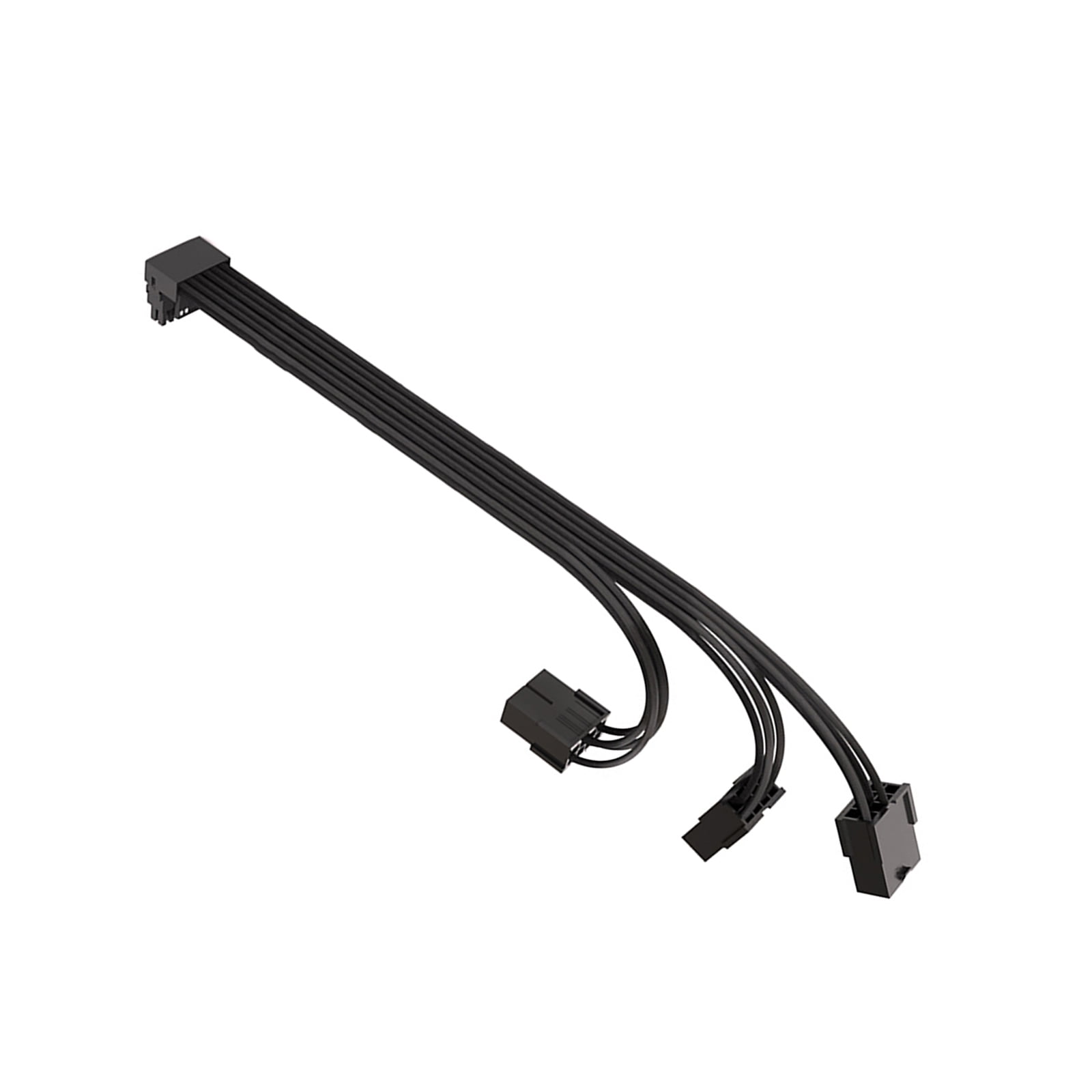 12+4Pin Male to PCIE 3x8Pin Female Cable 16AWG Wires, 90 Degree Right ...