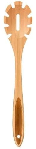 12.5" Bamboo Spaghetti Server, Wooden Pasta Fork and Noodle Spoon ...