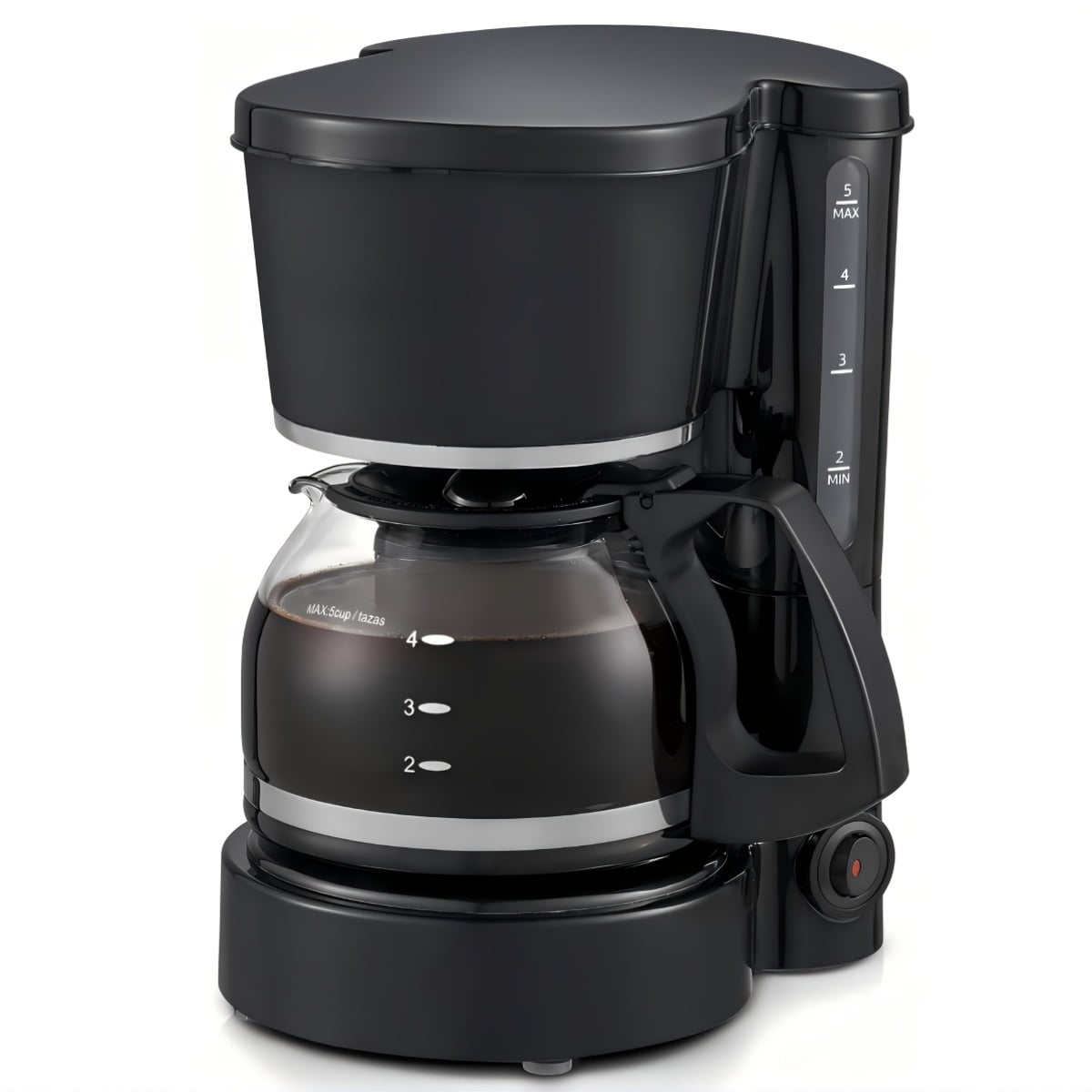 12/5-Cup Drip Coffee Maker - 700W Fast Brew with Strength Control ...