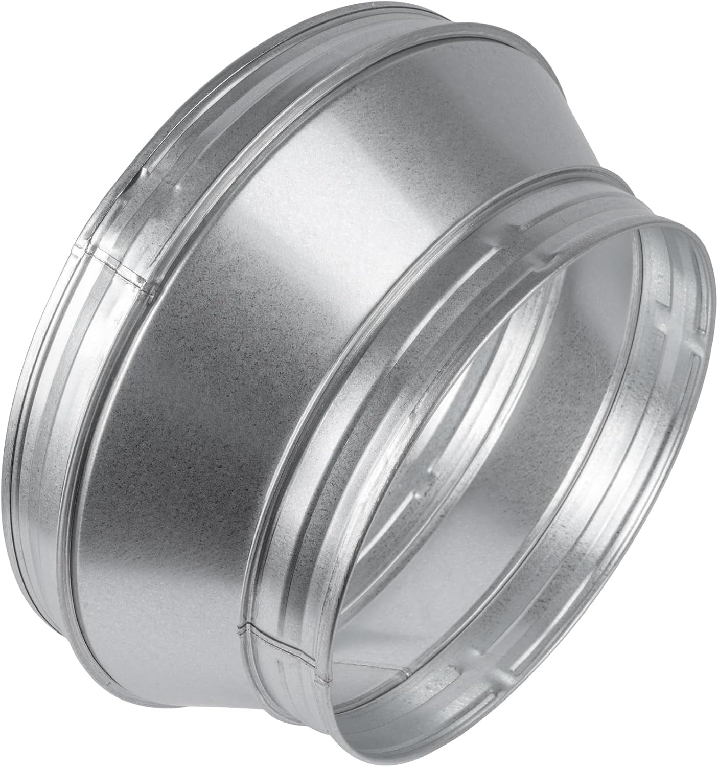 12.5" To 10" Inch Round Duct Reducer - Galvanized Steel Pipe Increaser ...