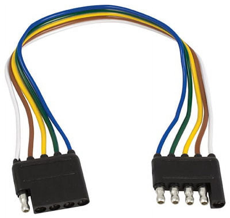 12" 5 Way Flat Trailer Wire Extension Loop Used To Extend The Trailer ...