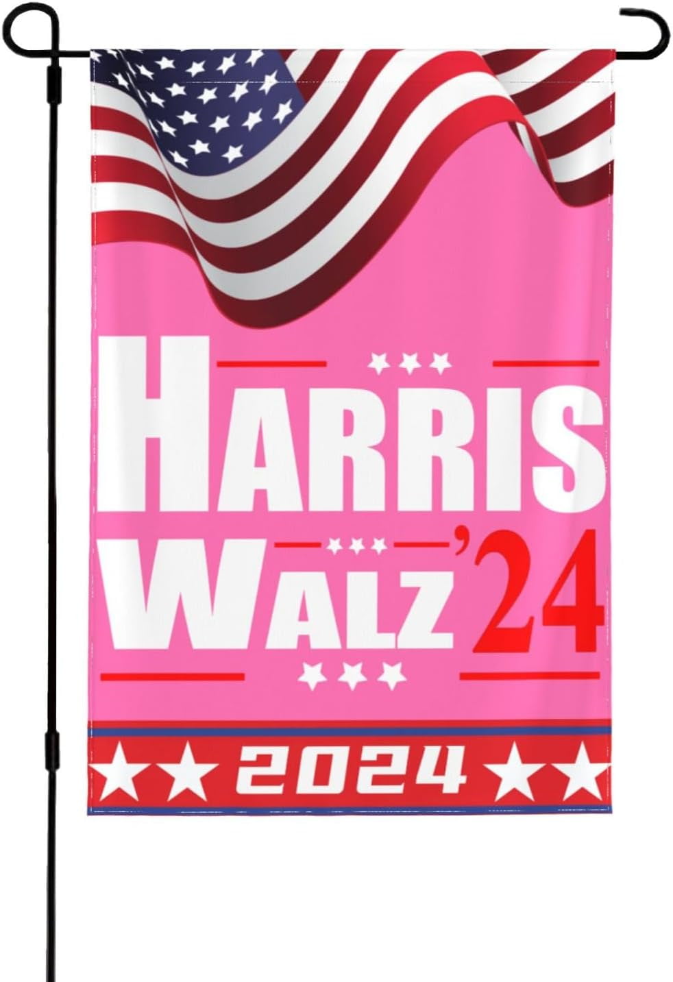 12.5"X18" Harris Waltz Garden Flag Pink Double Sided Harris Waltz 2024 ...