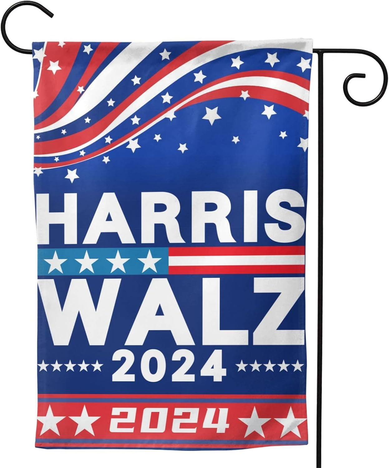 12.5"X18" Kamala Harris Waltz 2024 Garden Flag Double Sided Outside ...