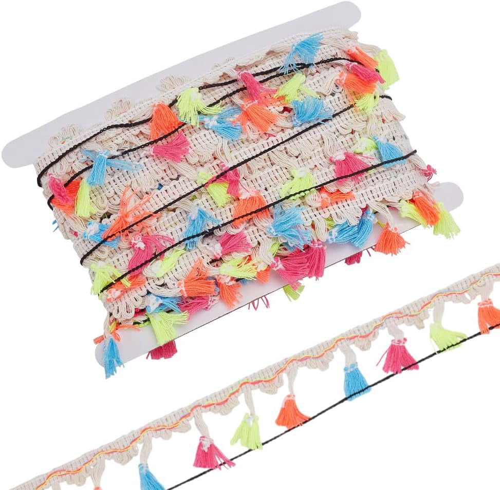 12.5 Yards Vintage Knotted Fringe Tassels Trim 1-5/8 inch Wide ...