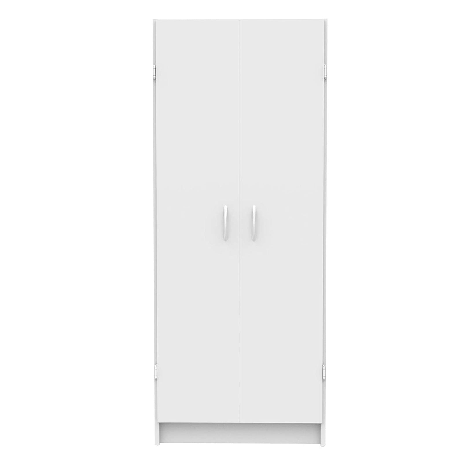 12.5 x 24 x 59.5 Inch Adjustable 4 Shelf Pantry Cabinet, White ...