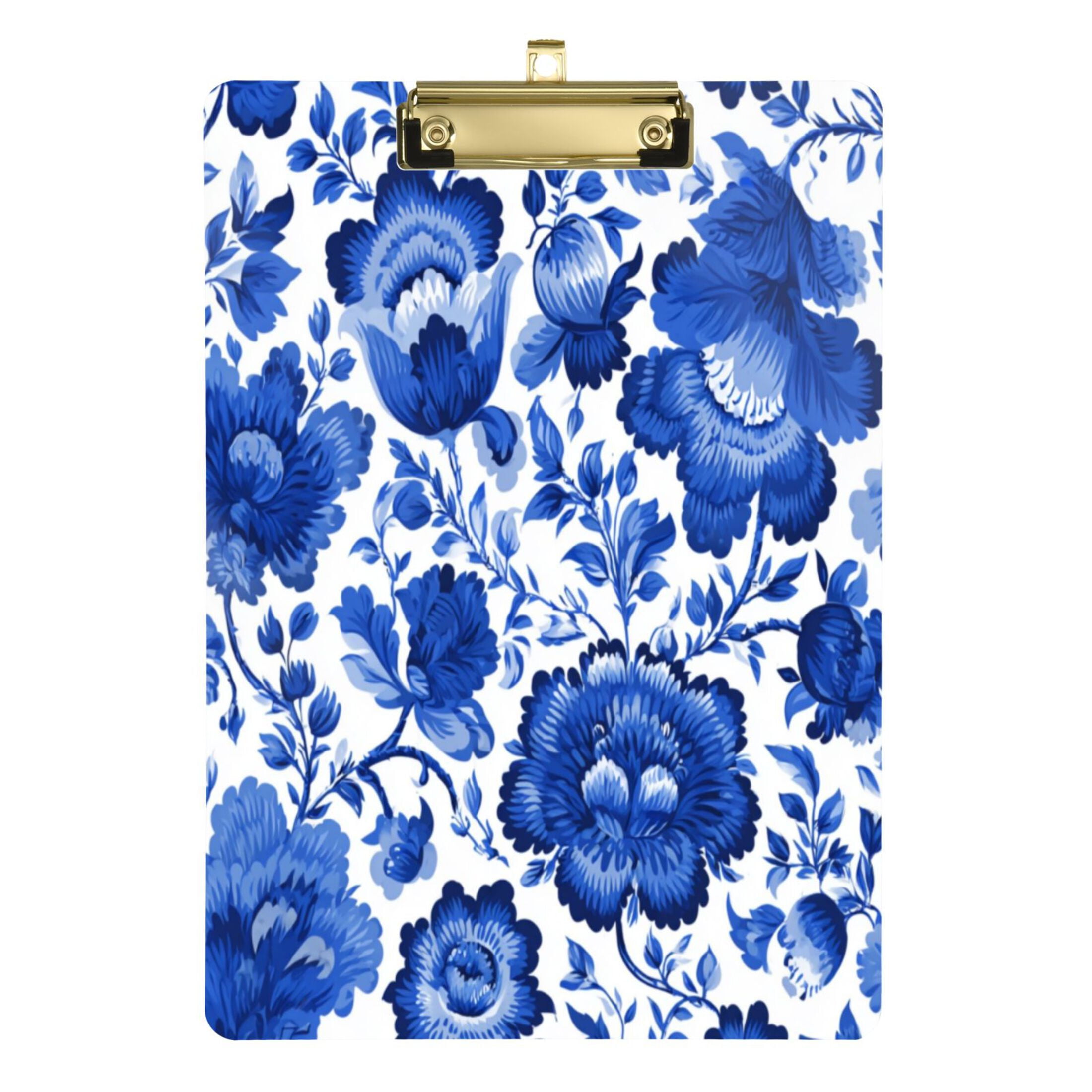 12.5" x 9" Acrylic Clipboard with Gold Clip & Retractable Hook for ...