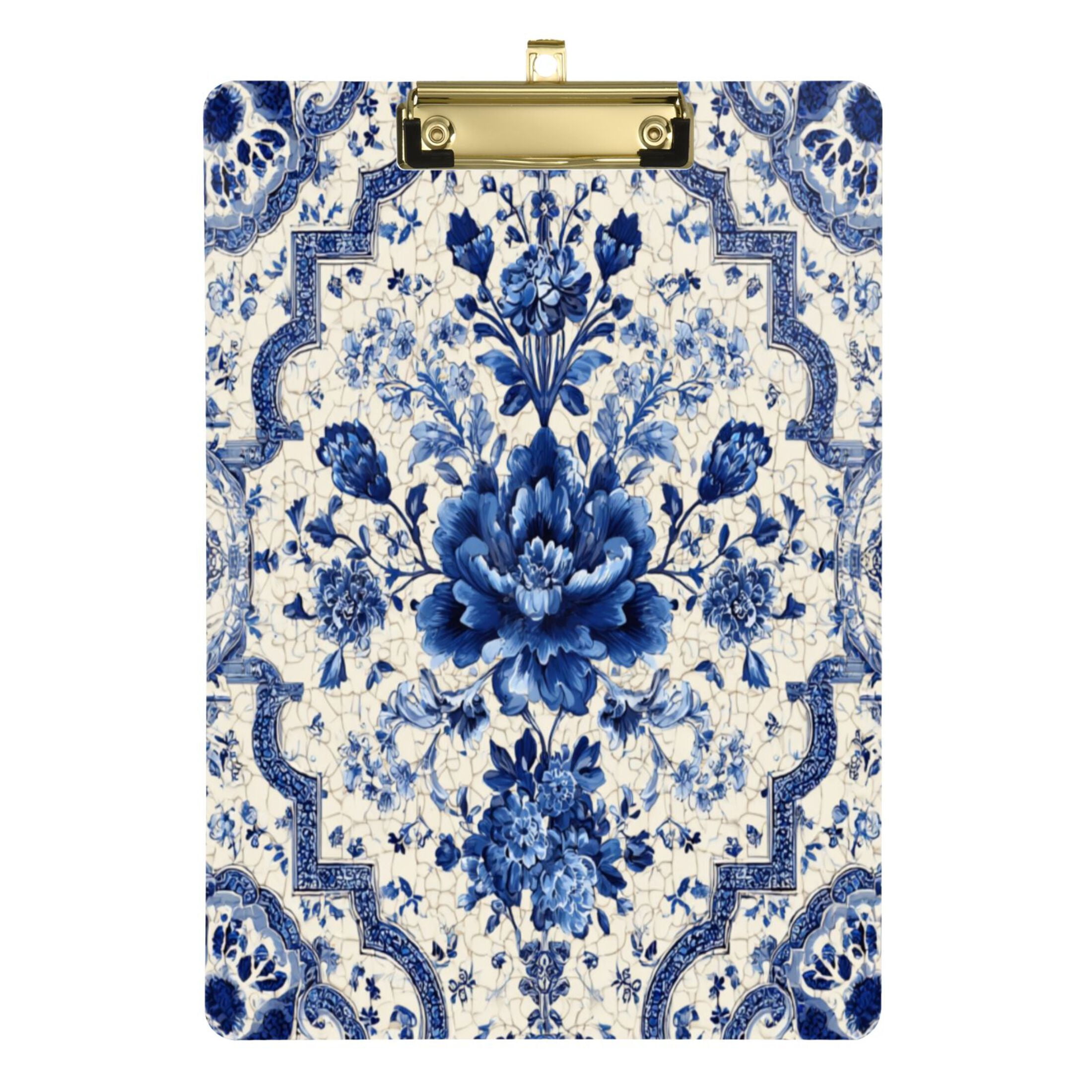 12.5" x 9" Acrylic Clipboard with Gold Clip & Retractable Hook for ...