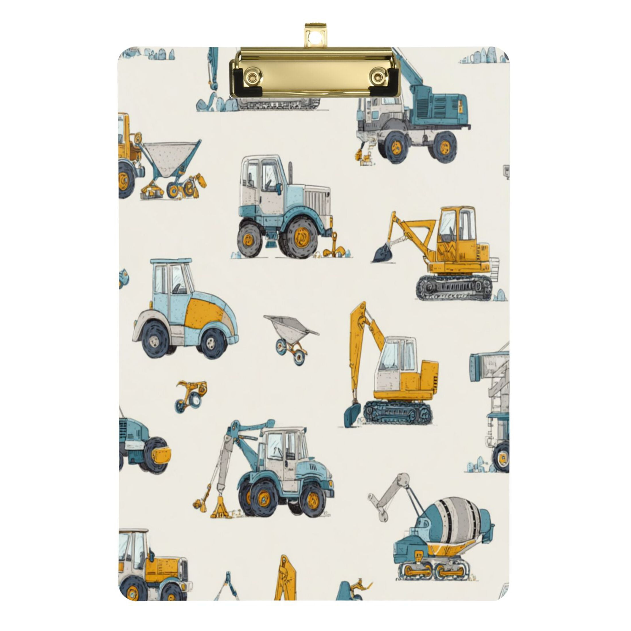 12.5" x 9" Acrylic Clipboard with Gold Clip & Retractable Hook for ...