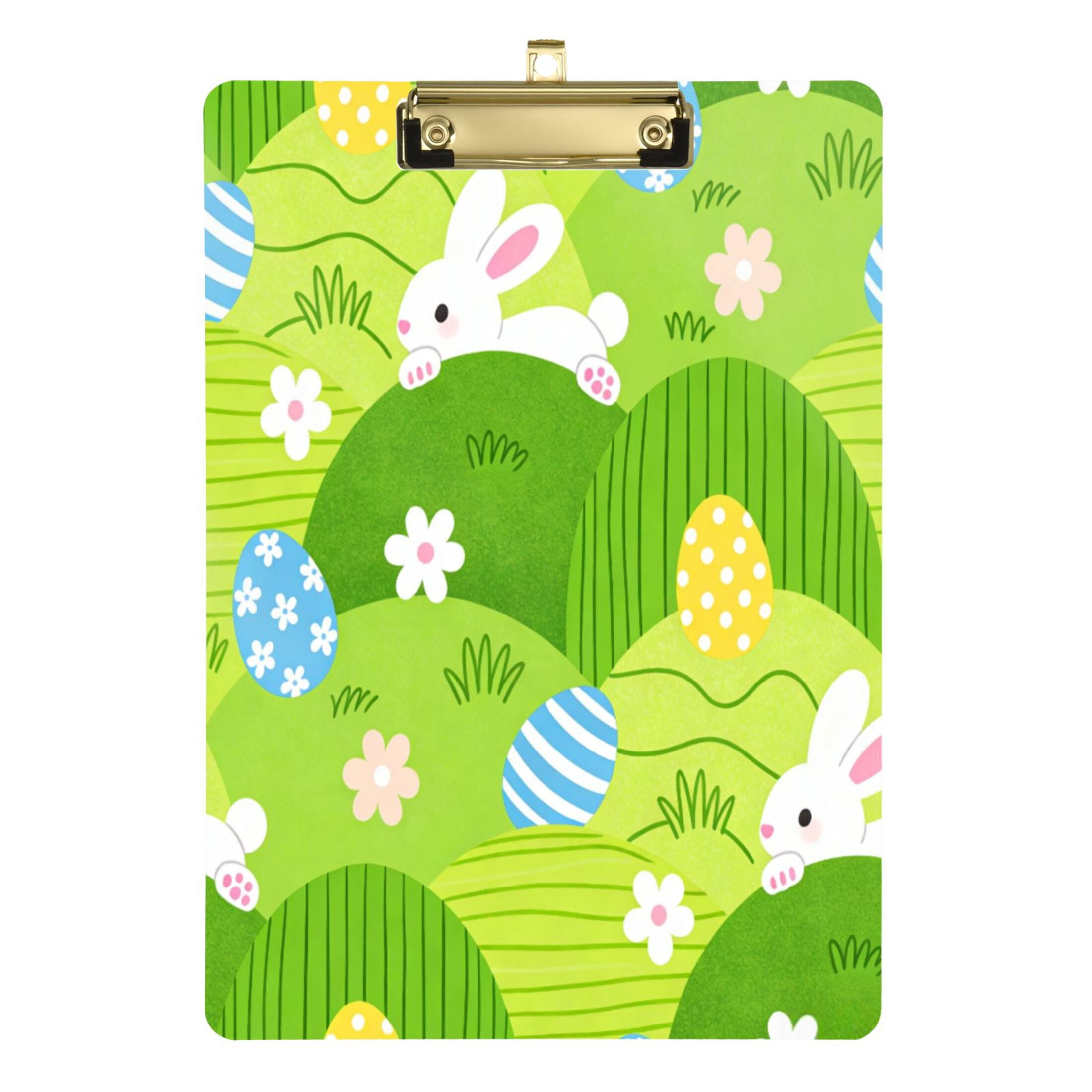 12.5" x 9" Acrylic Clipboard with Gold Clip & Retractable Hook for ...