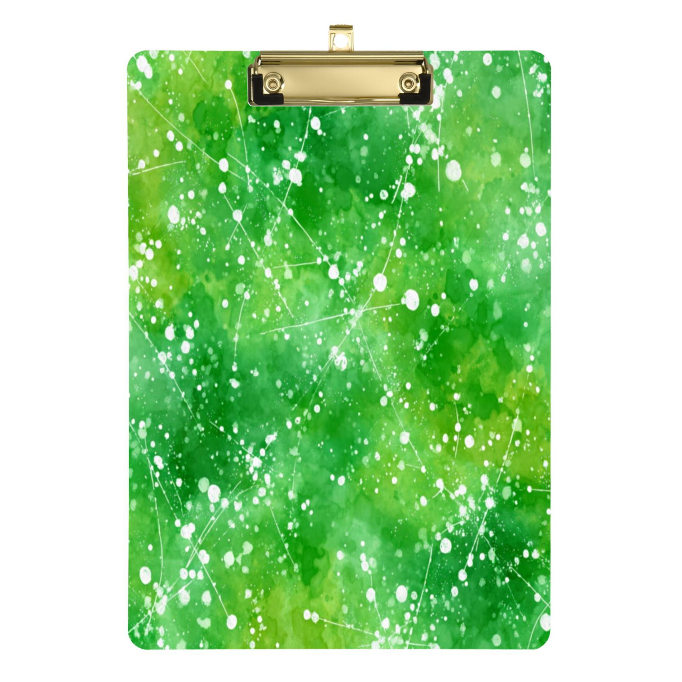 12.5" x 9" Acrylic Clipboard with Gold Clip & Retractable Hook for ...