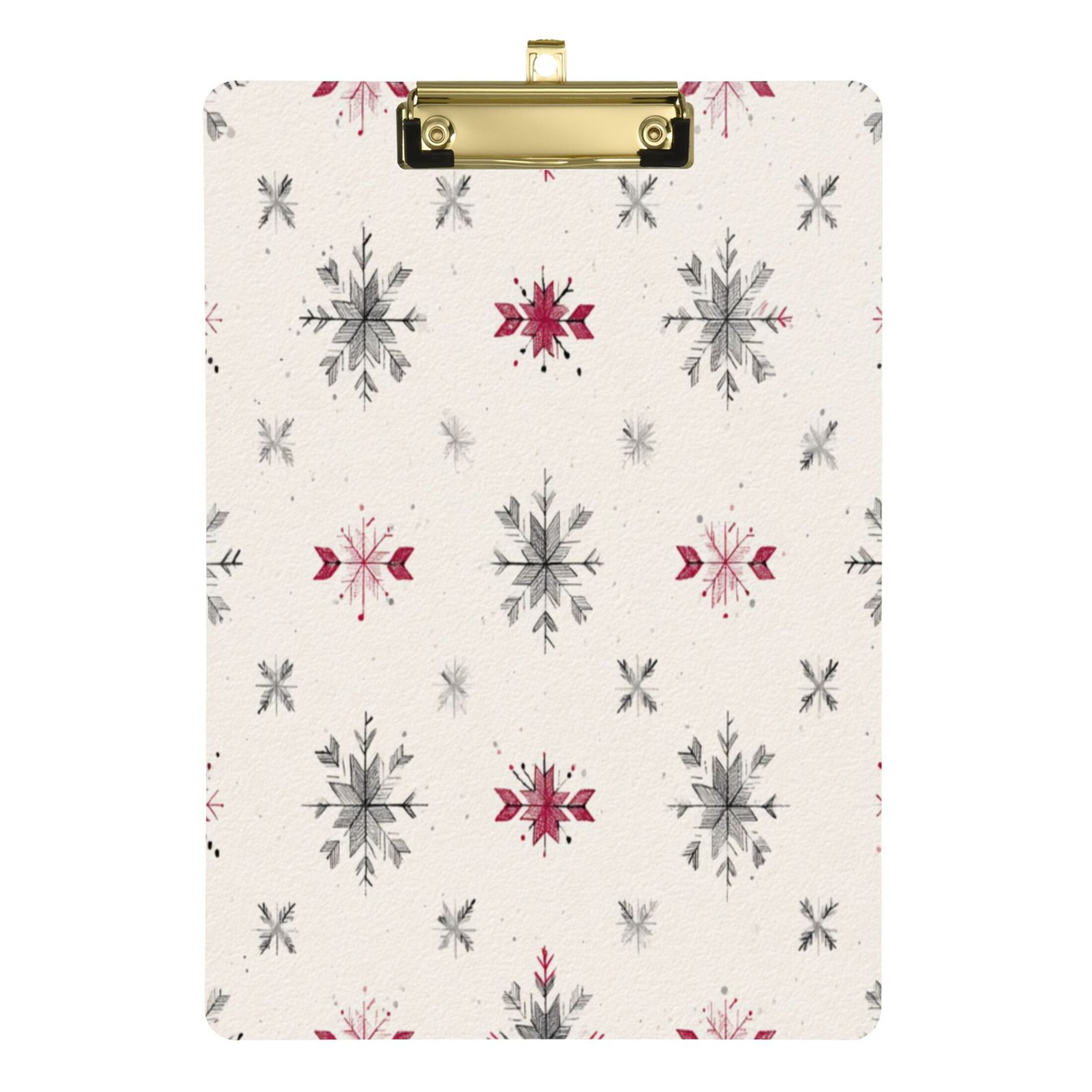 12.5" x 9" Acrylic Clipboard with Gold Clip & Retractable Hook for ...