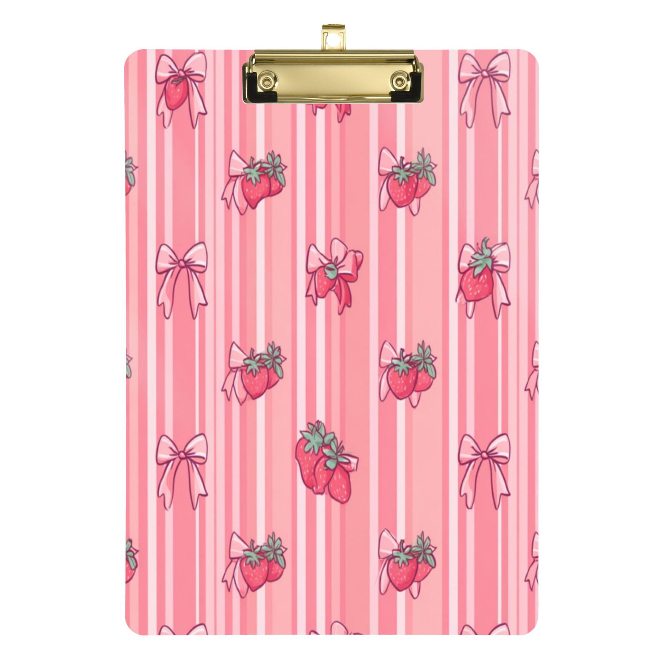 12.5" x 9" Acrylic Clipboard with Gold Clip & Retractable Hook for ...