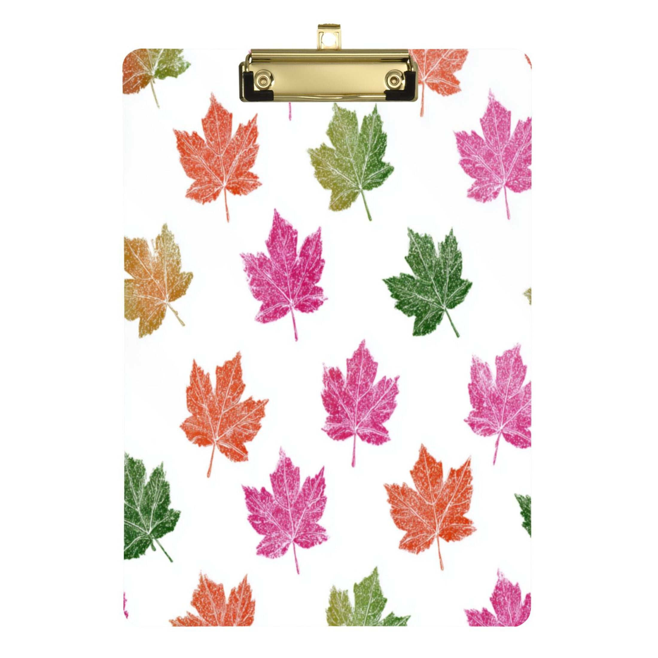 12.5" x 9" Acrylic Clipboard with Gold Clip & Retractable Hook for ...