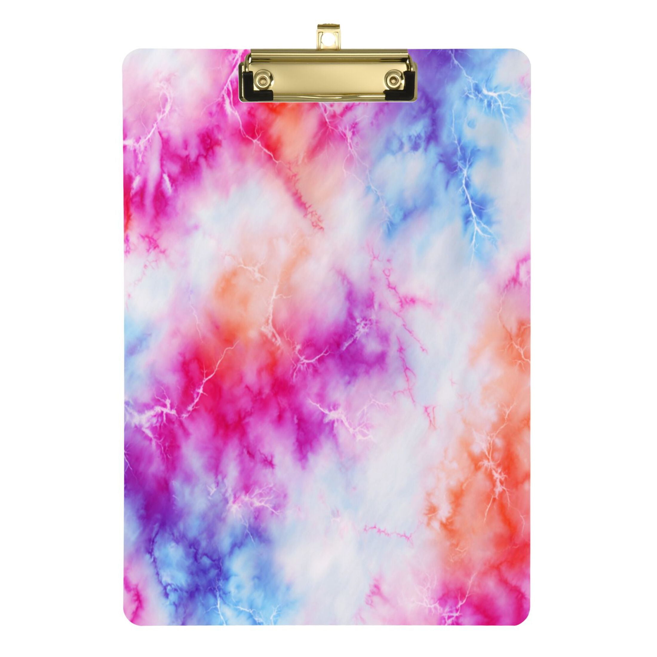 12.5" x 9" Acrylic Clipboard with Gold Clip & Retractable Hook for ...