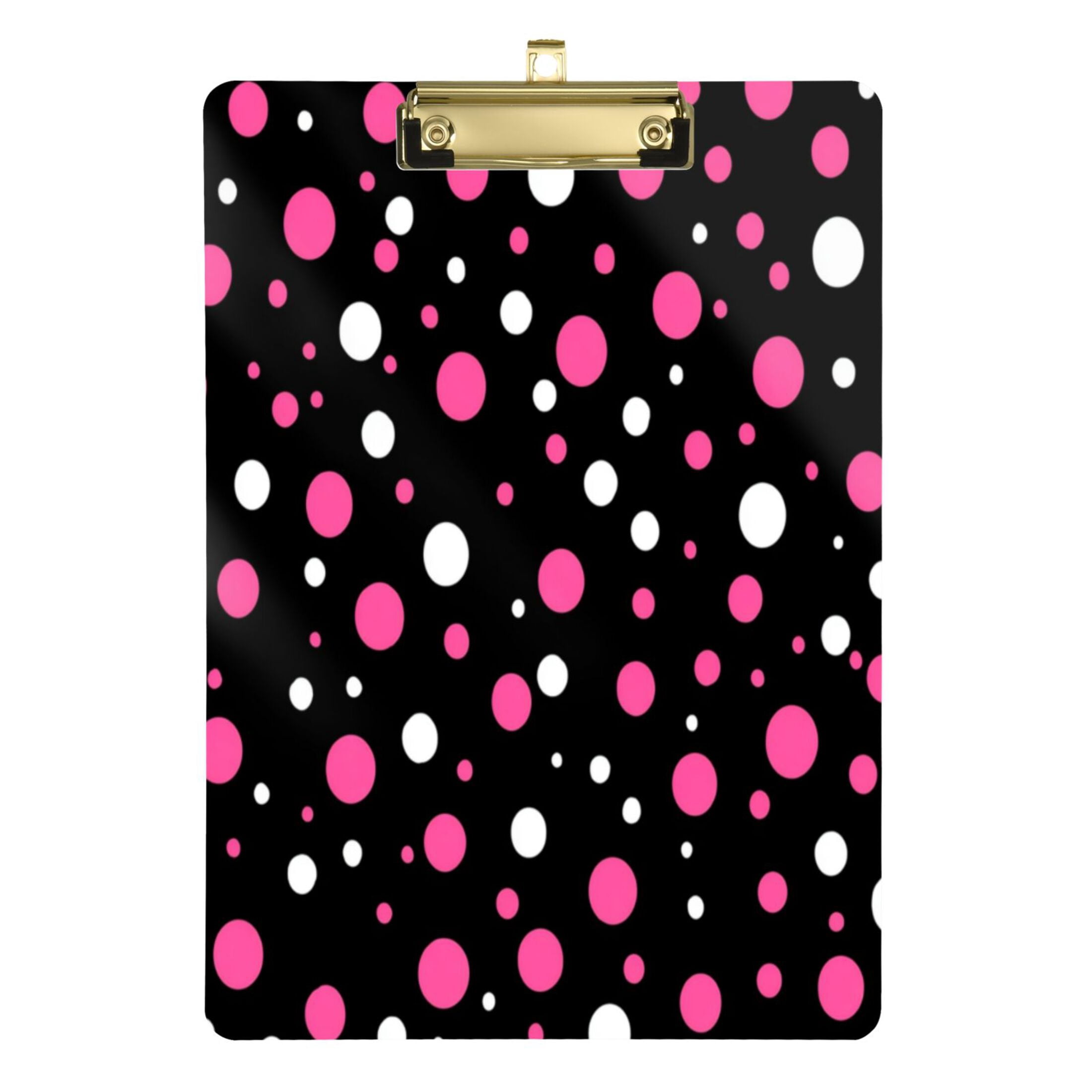 12.5" x 9" Acrylic Clipboard with Gold Clip & Retractable Hook for ...