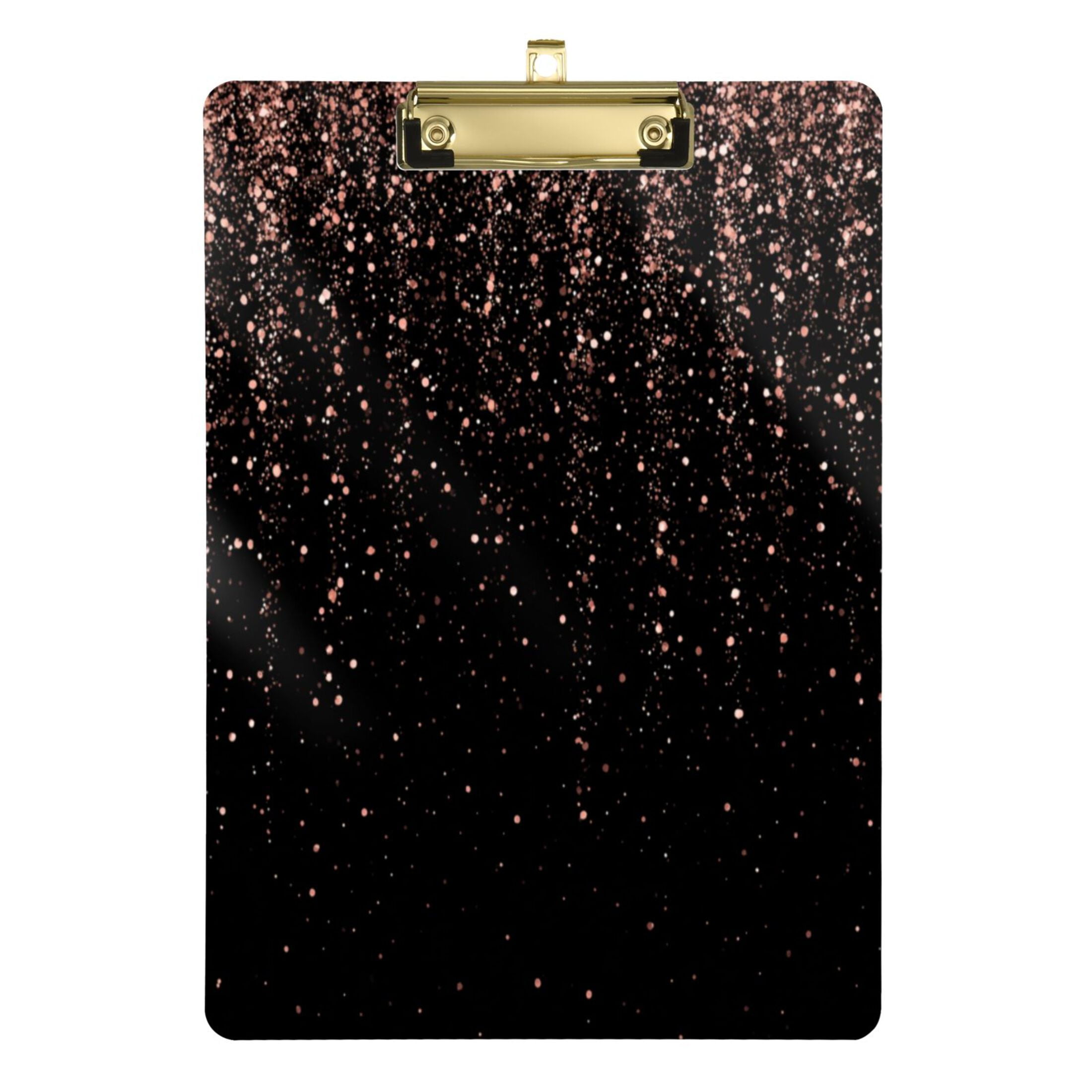 12.5" x 9" Acrylic Clipboard with Gold Clip & Retractable Hook for ...