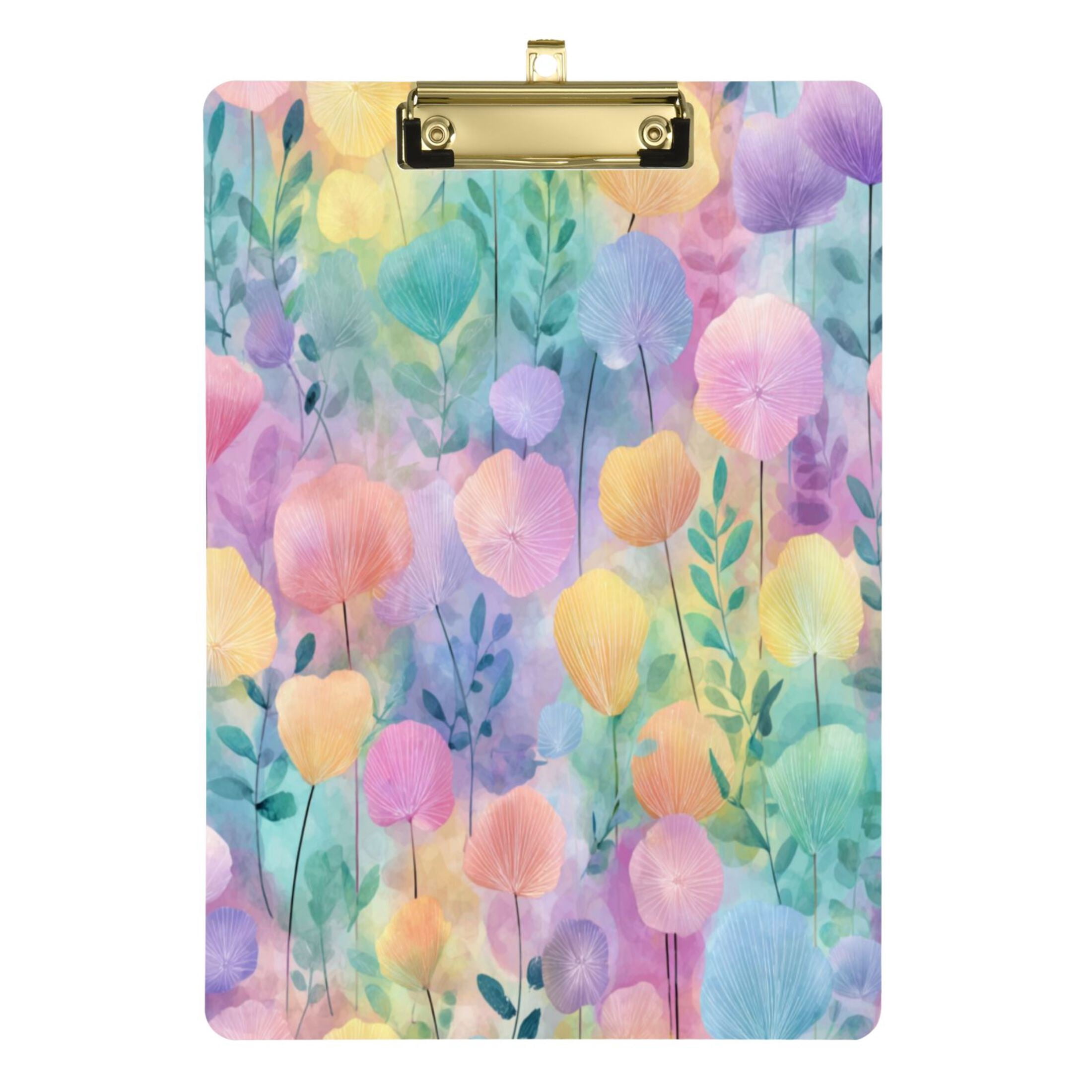 12.5" x 9" Acrylic Clipboard with Gold Clip & Retractable Hook for ...