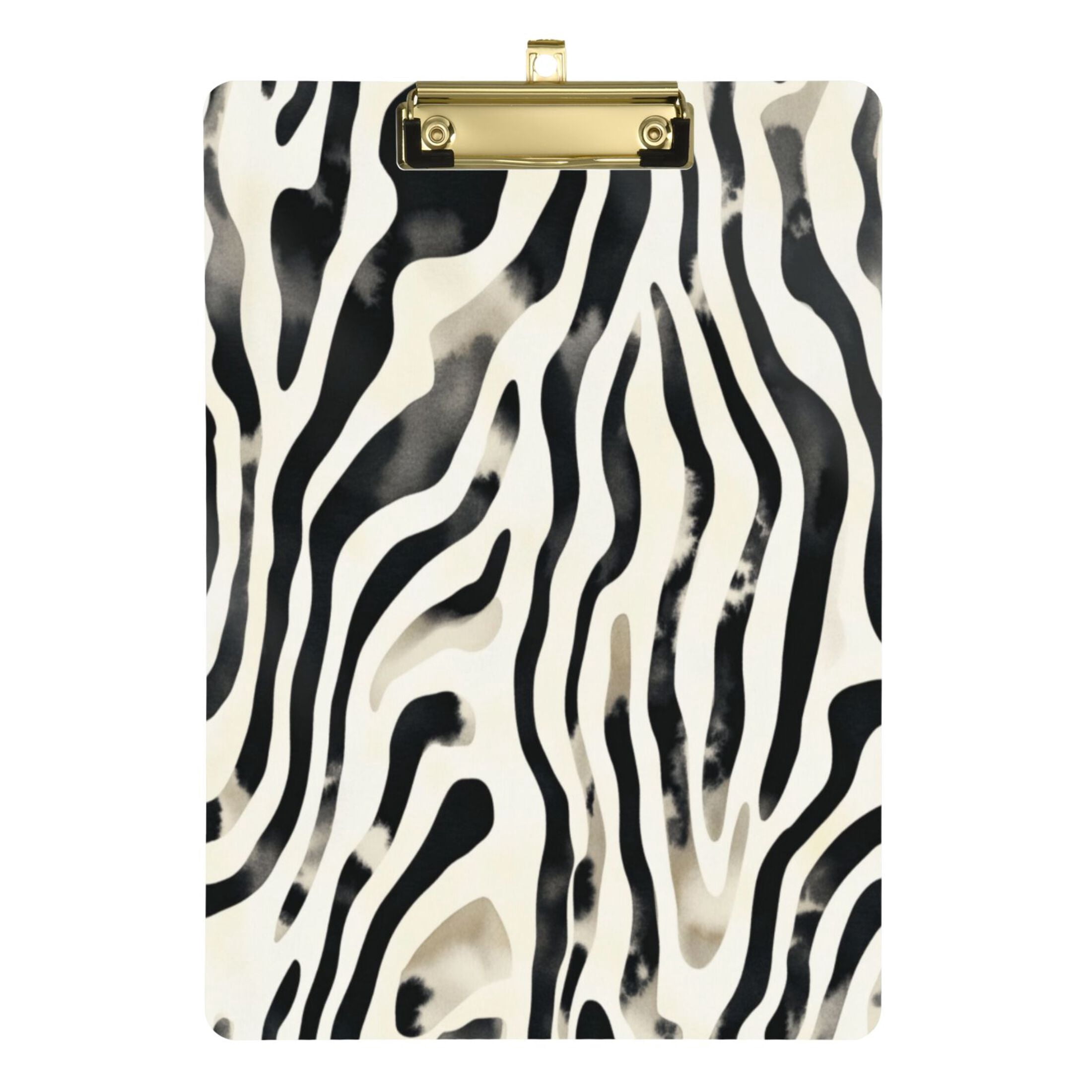 12.5" x 9" Acrylic Clipboard with Gold Metal Clip Office and Classroom ...