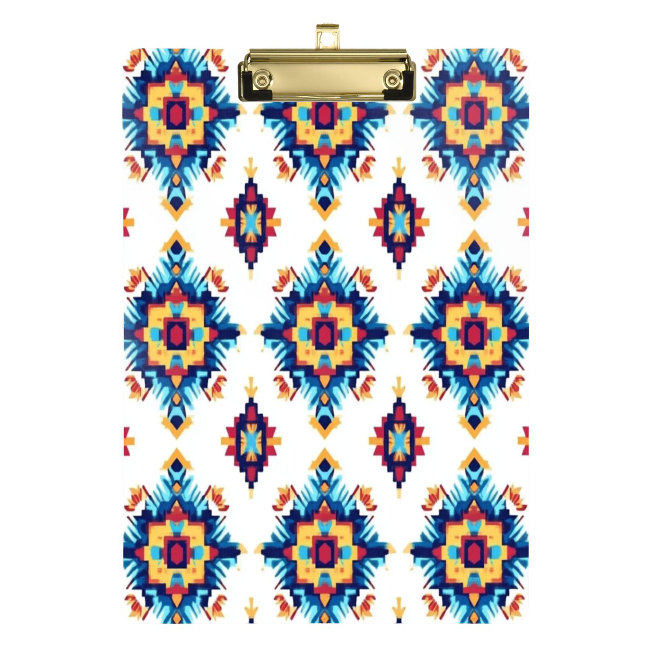 12.5" x 9" Acrylic Clipboard with Gold Metal Clip Office and Classroom ...