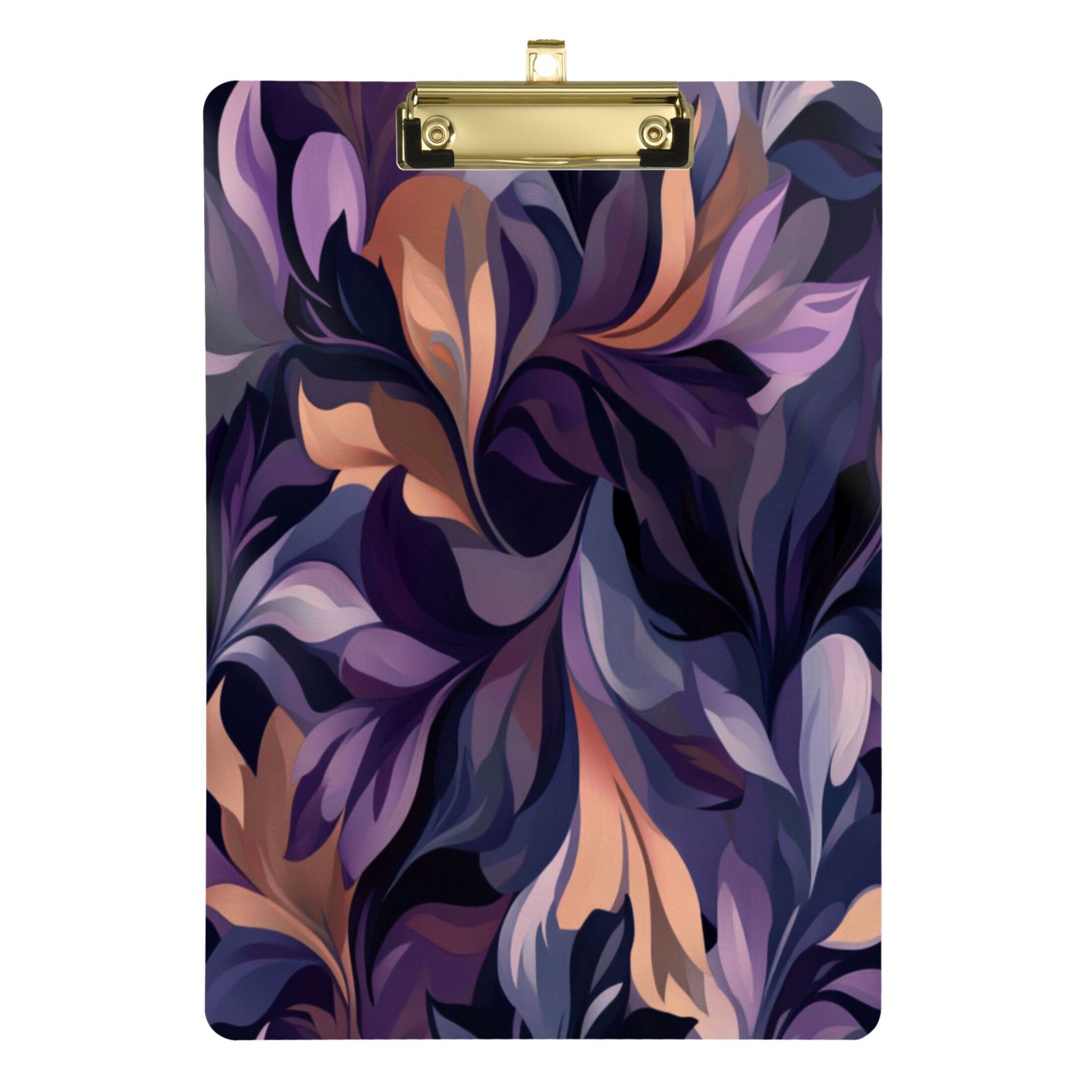 12.5" x 9" Acrylic Clipboard with Gold Metal Clip Office and Classroom ...