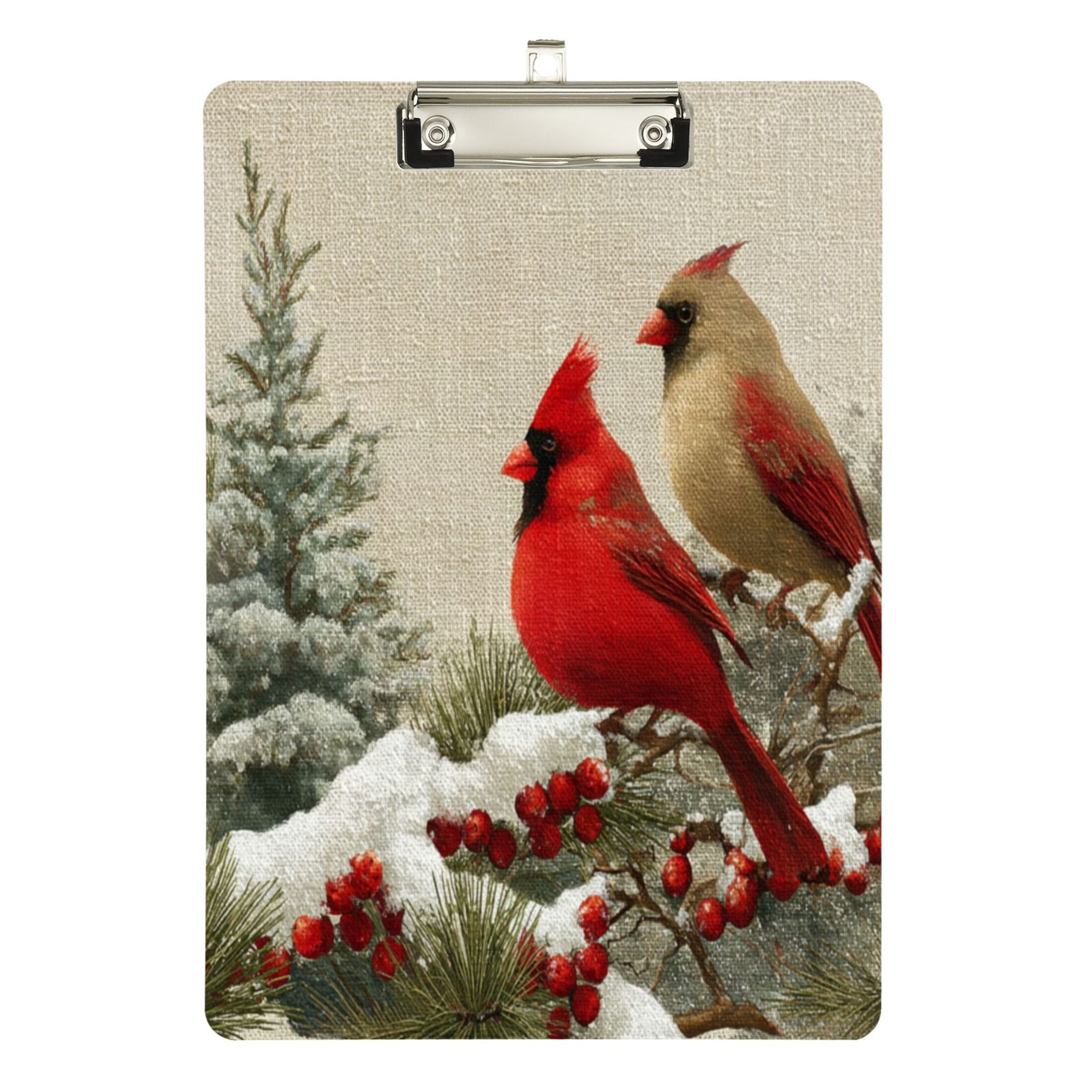 12.5" x 9" Acrylic Clipboard with Silver Clip & Retractable Hook for ...