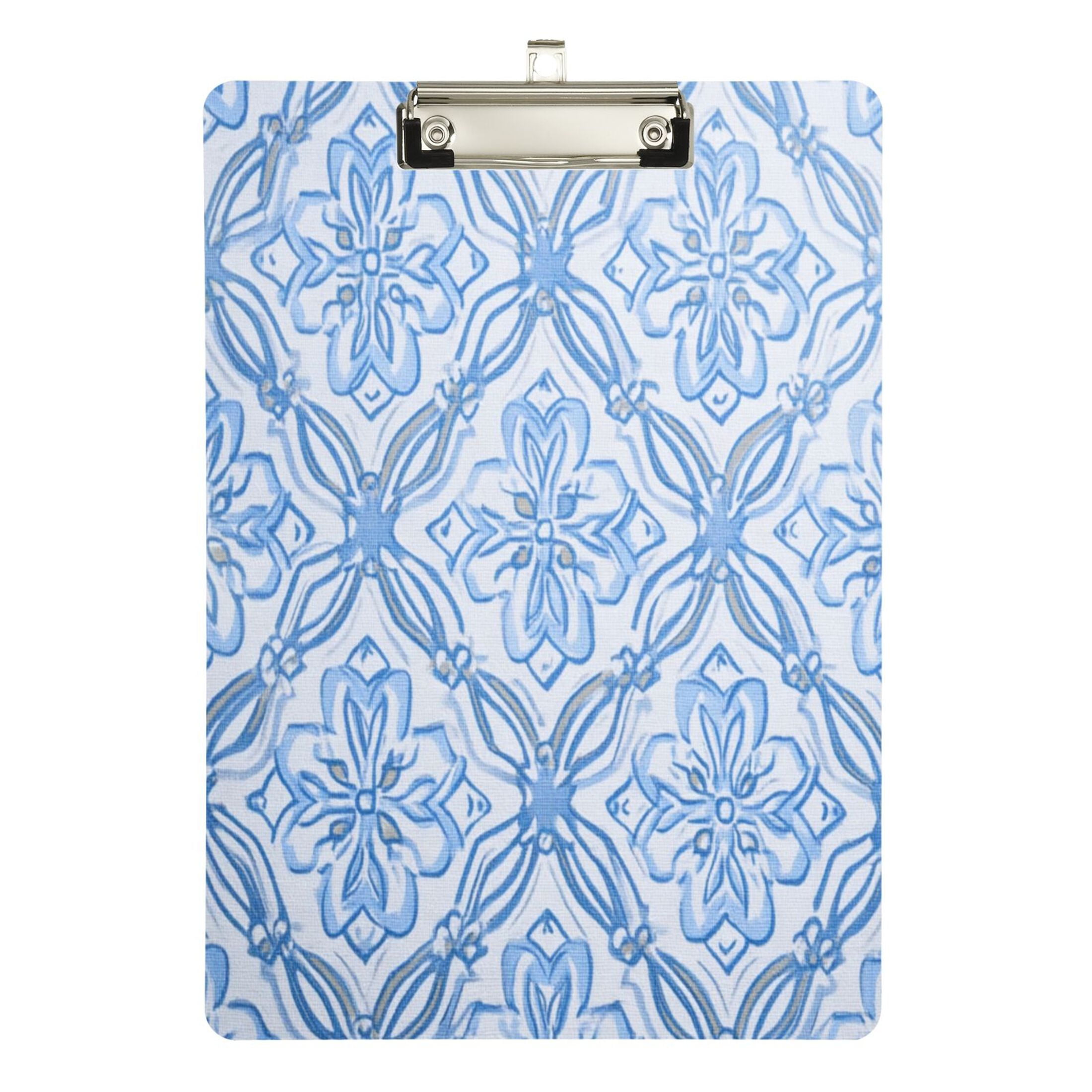 12.5" x 9" Acrylic Clipboard with Silver Clip & Retractable Hook for ...