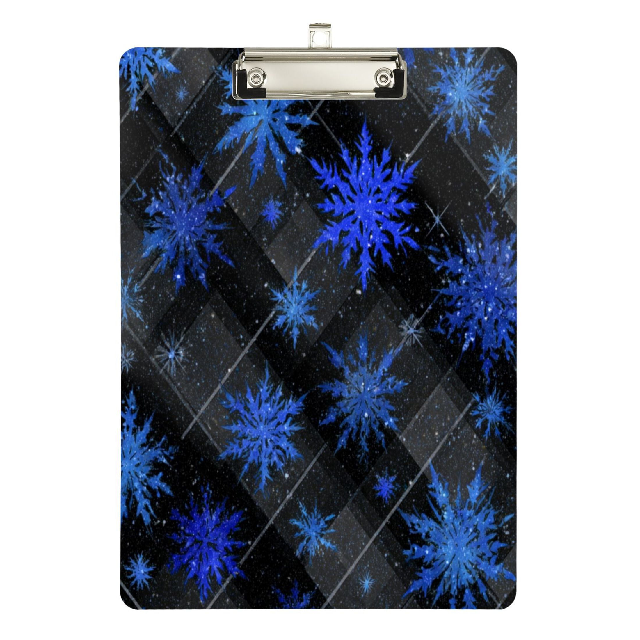 12.5" x 9" Acrylic Clipboard with Silver Clip & Retractable Hook for ...