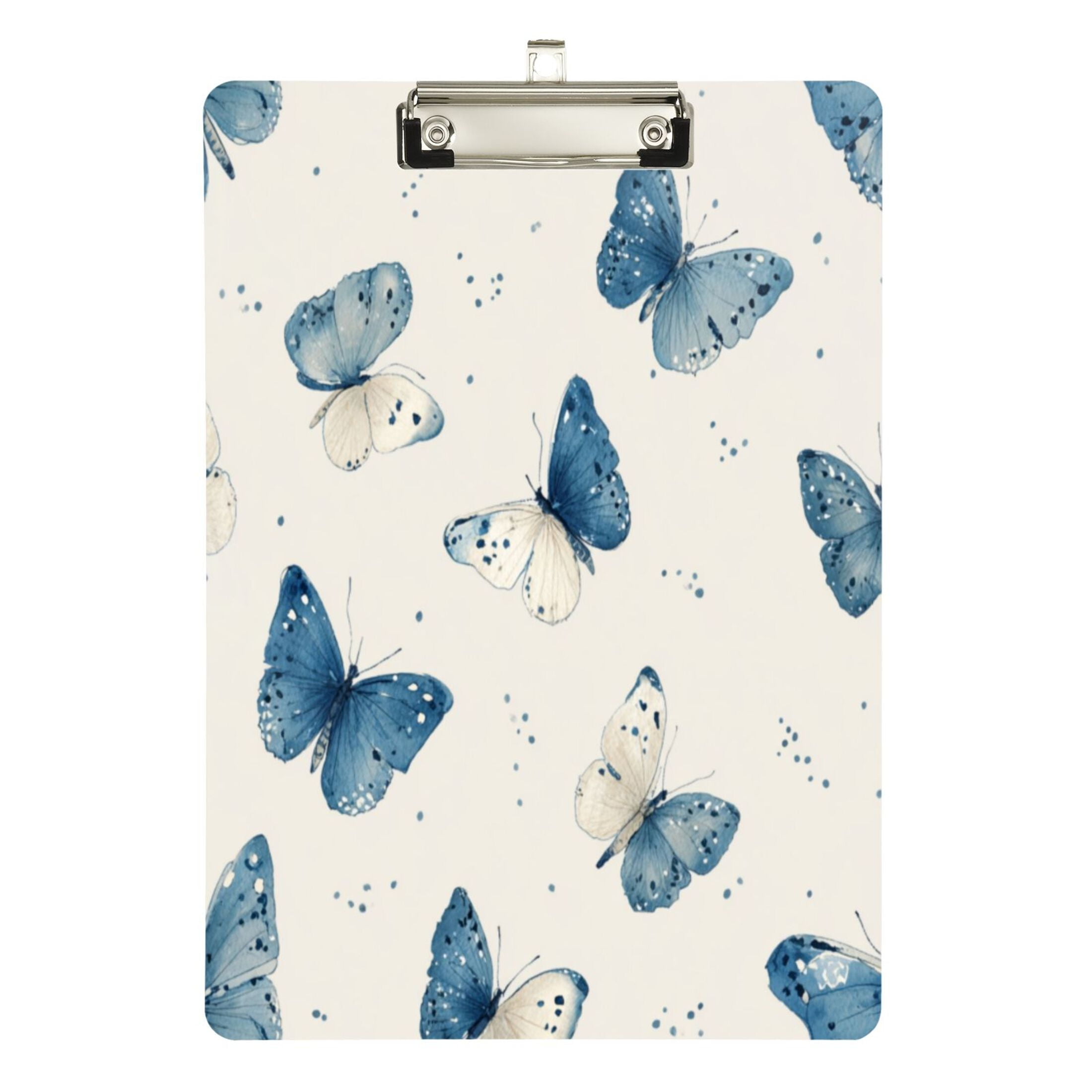 12.5" x 9" Acrylic Clipboard with Silver Clip & Retractable Hook for ...