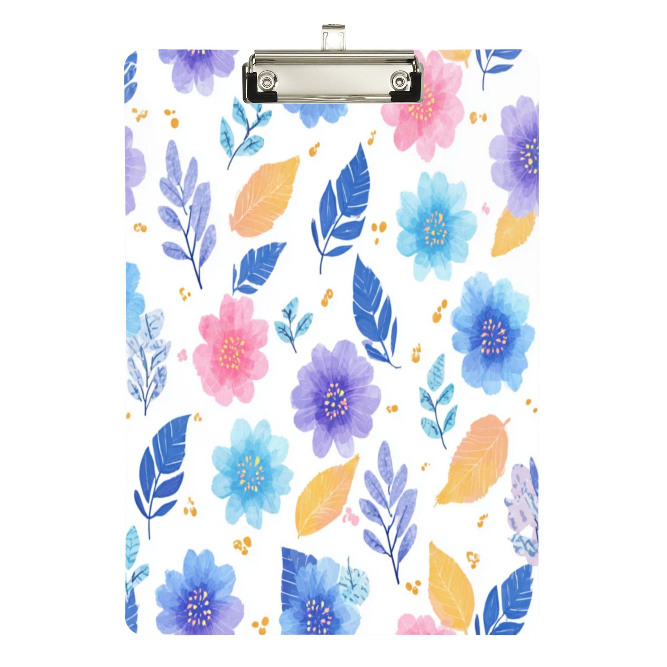 12.5" x 9" Acrylic Clipboard with Silver Clip & Retractable Hook for ...