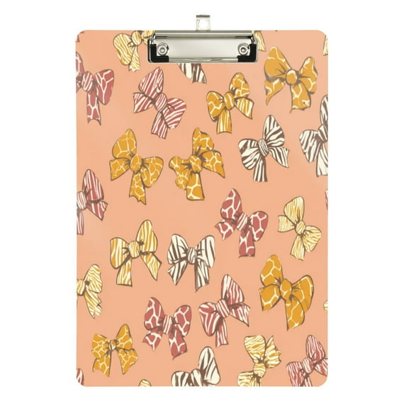 12.5" x 9" Acrylic Clipboard with Silver Clip & Retractable Hook for ...