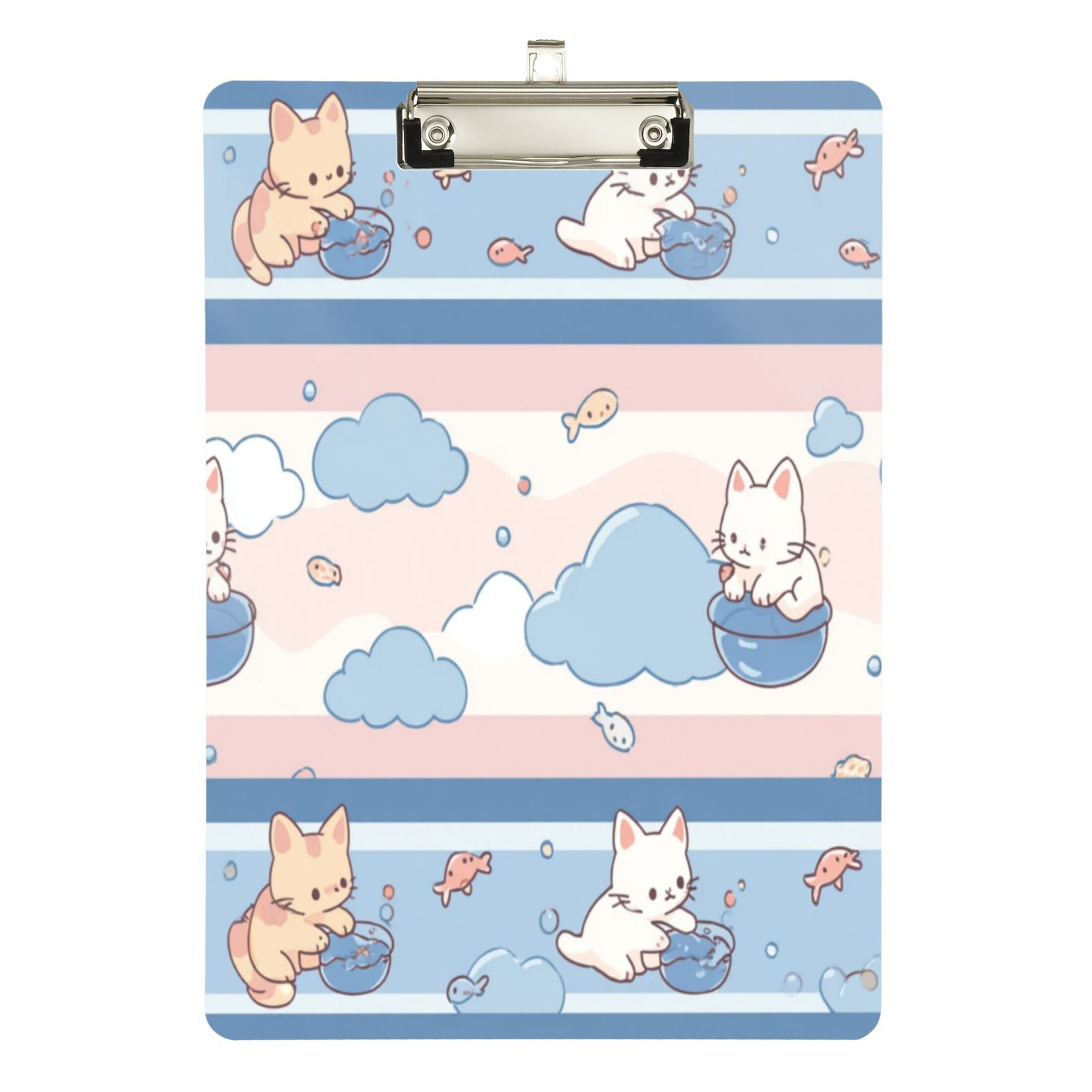 12.5" x 9" Acrylic Clipboard with Silver Clip & Retractable Hook for ...