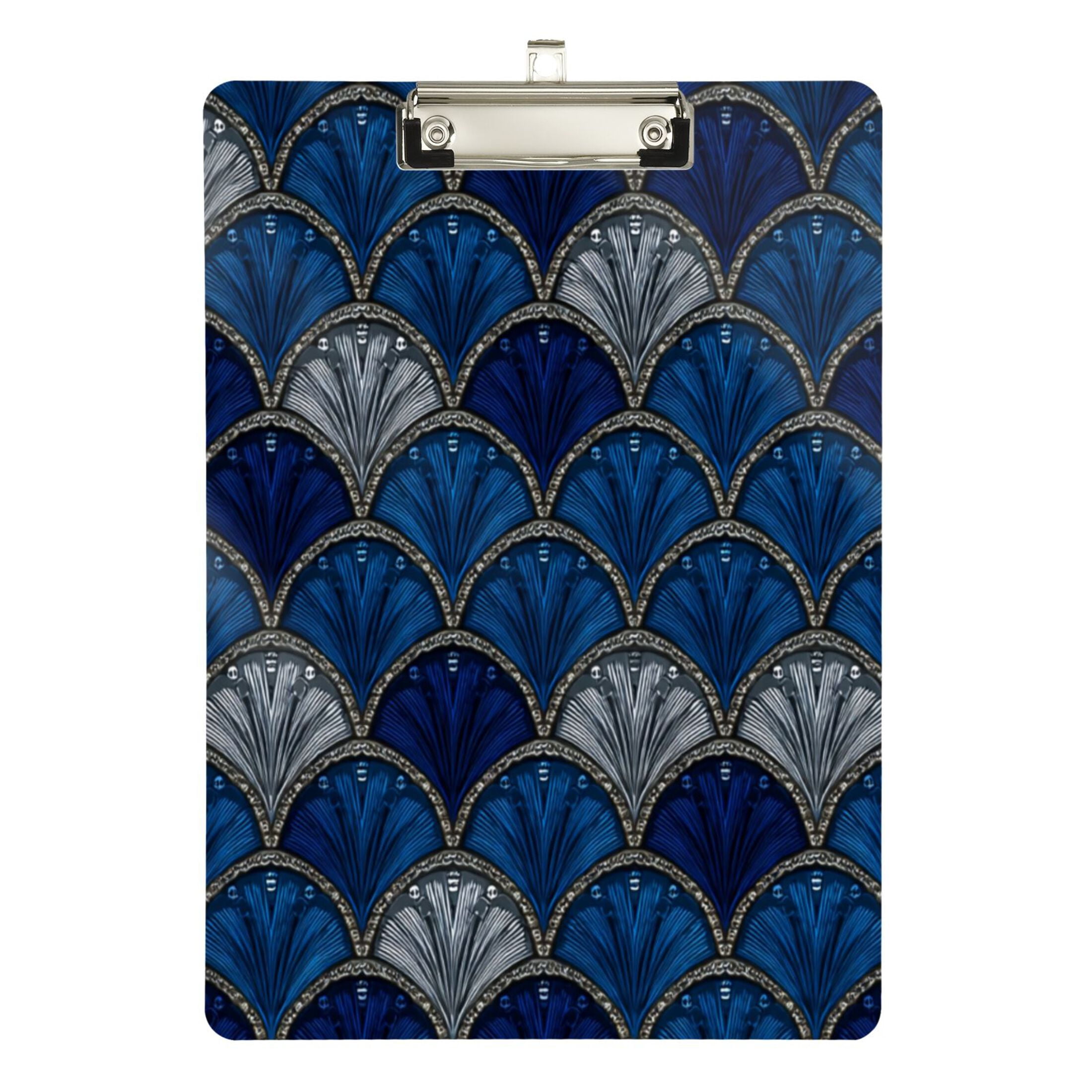 12.5" x 9" Acrylic Clipboard with Silver Clip & Retractable Hook for ...