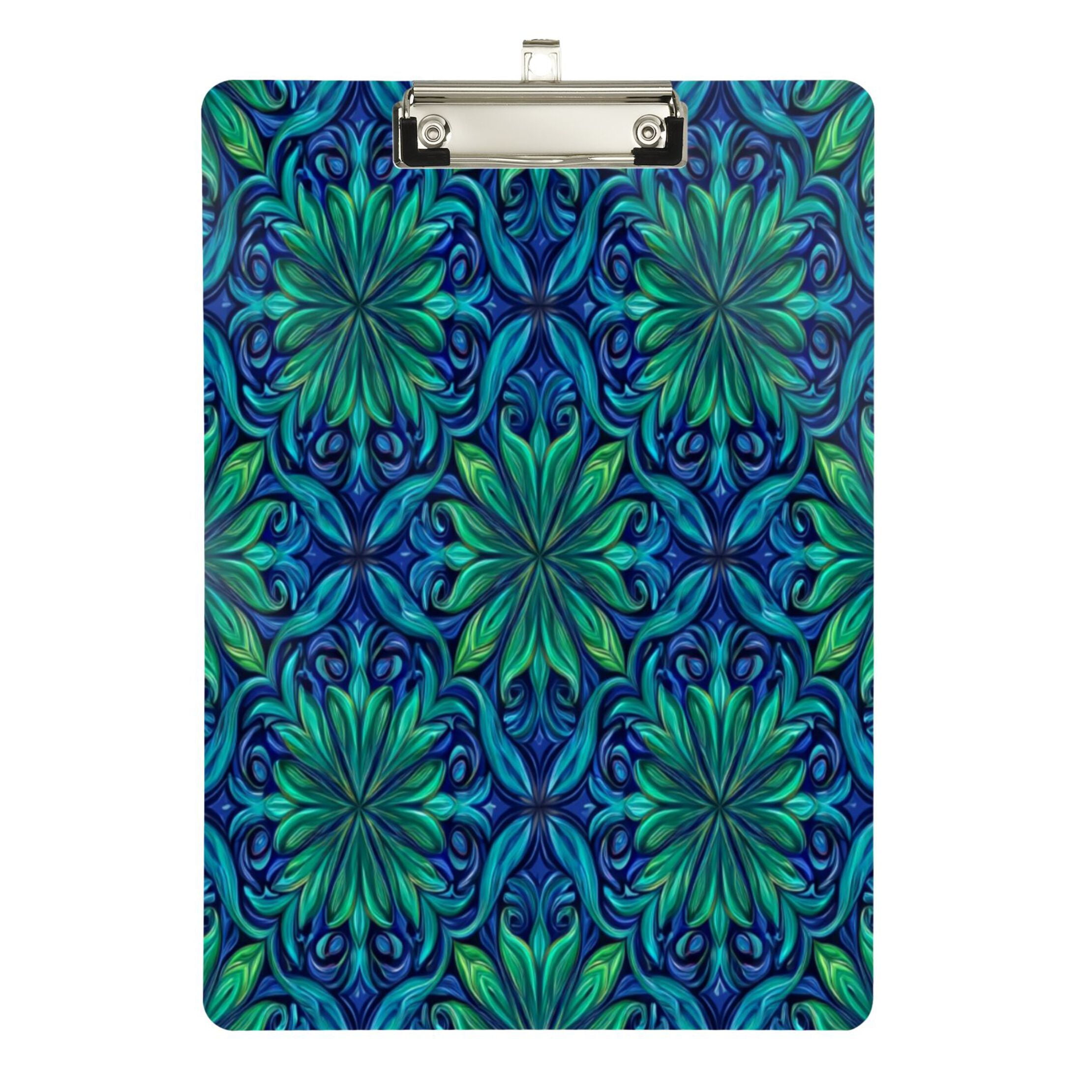 12.5" x 9" Acrylic Clipboard with Silver Clip & Retractable Hook for ...