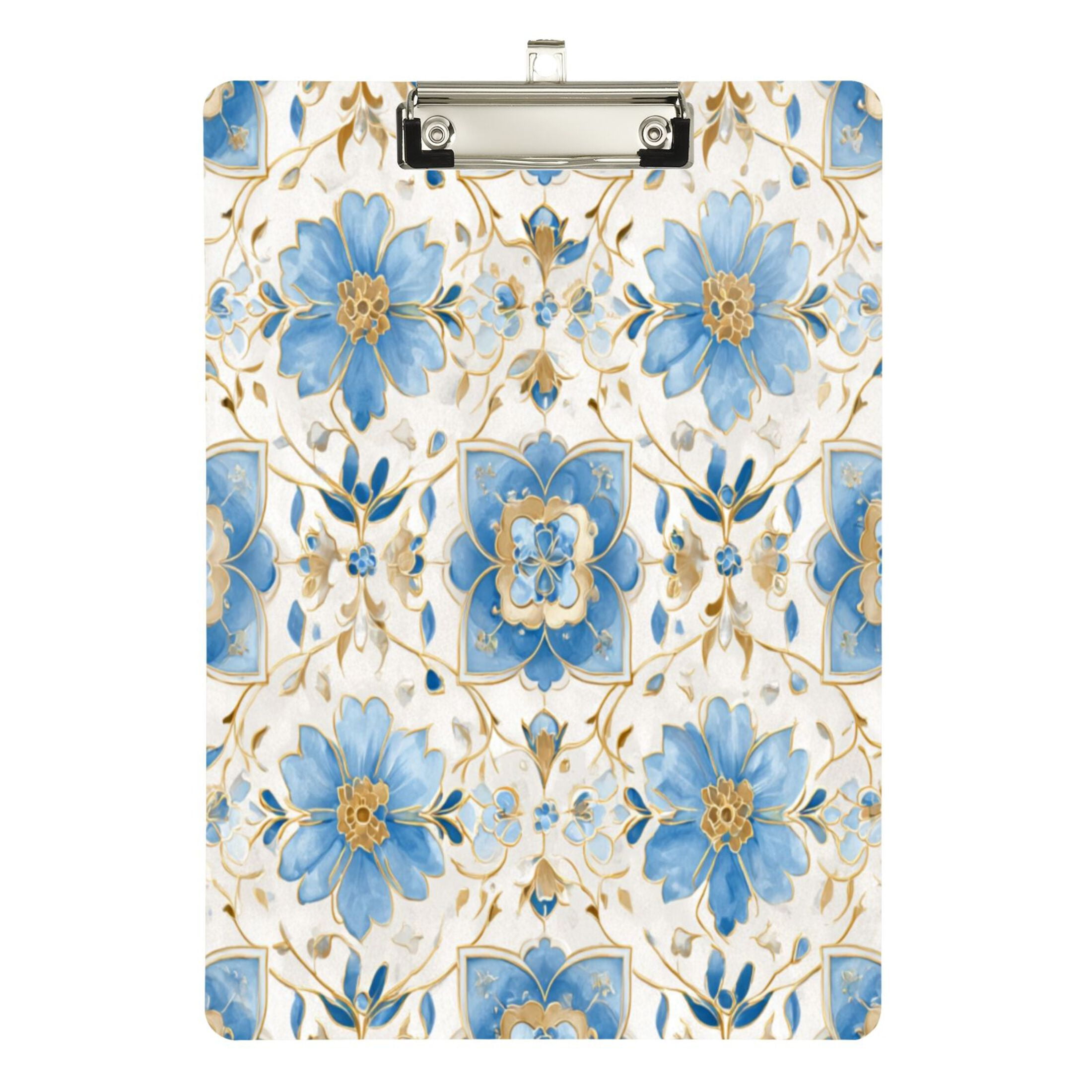 12.5" x 9" Acrylic Clipboard with Silver Clip & Retractable Hook for ...
