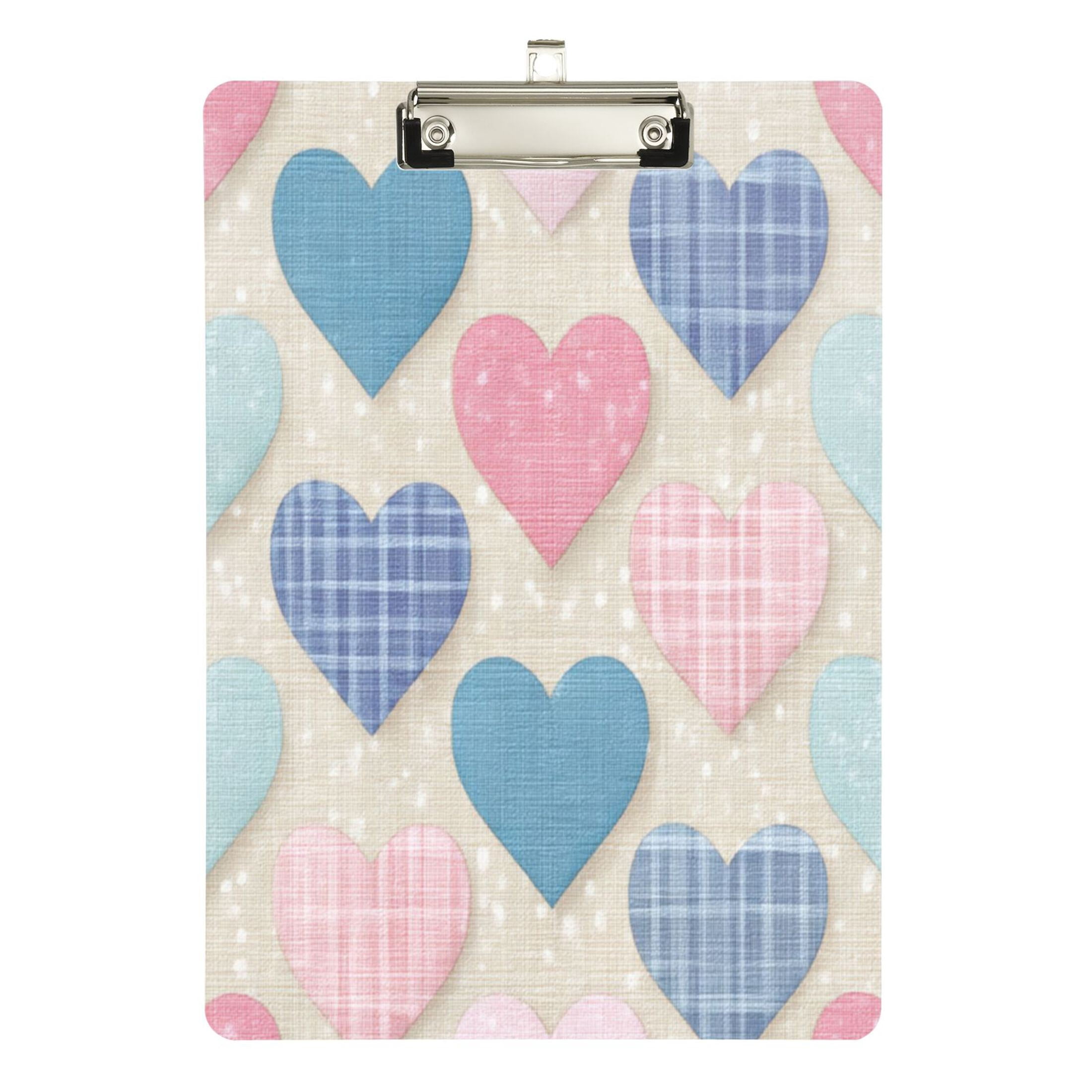 12.5" x 9" Acrylic Clipboard with Silver Clip & Retractable Hook for ...