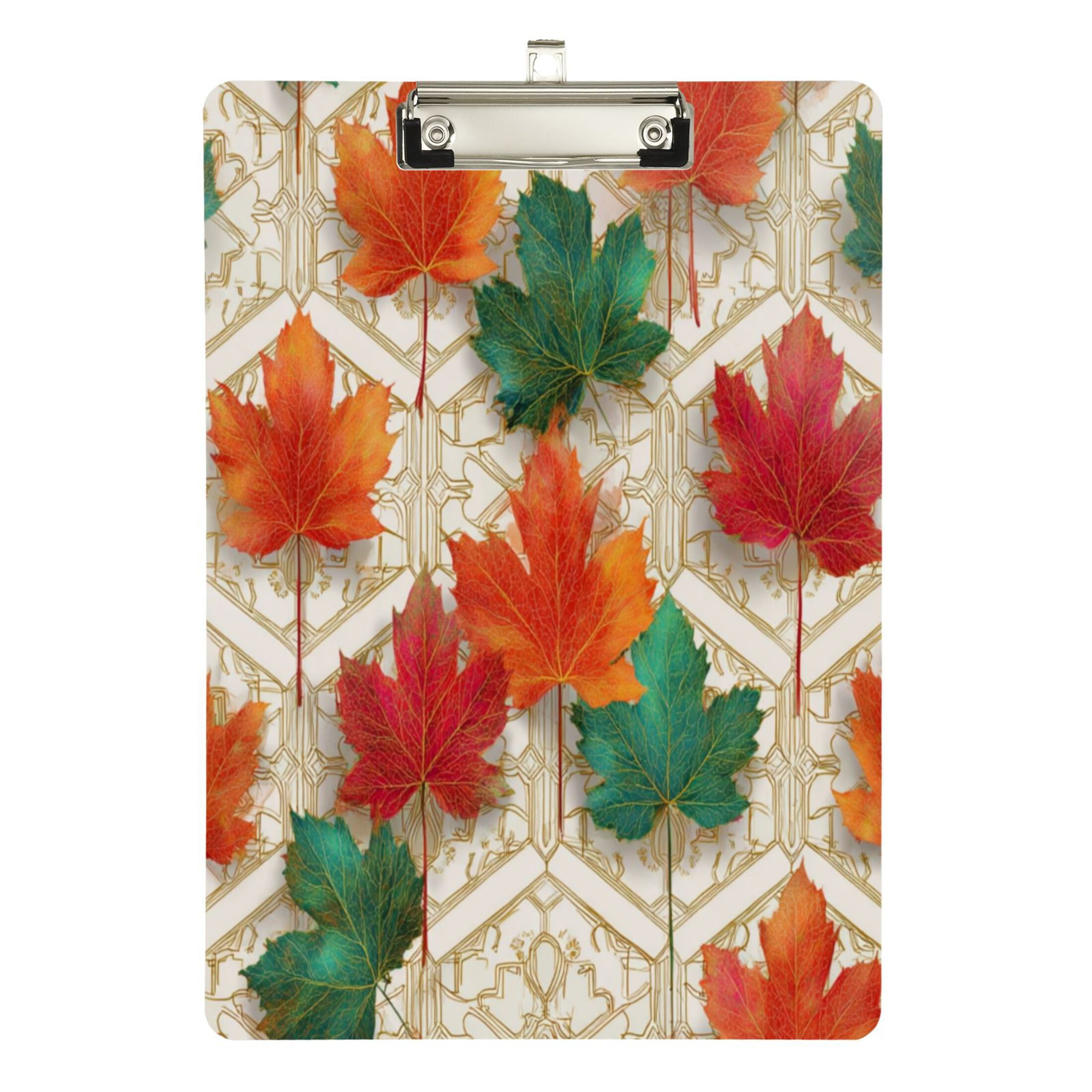 12.5" x 9" Acrylic Clipboard with Silver Clip & Retractable Hook for ...