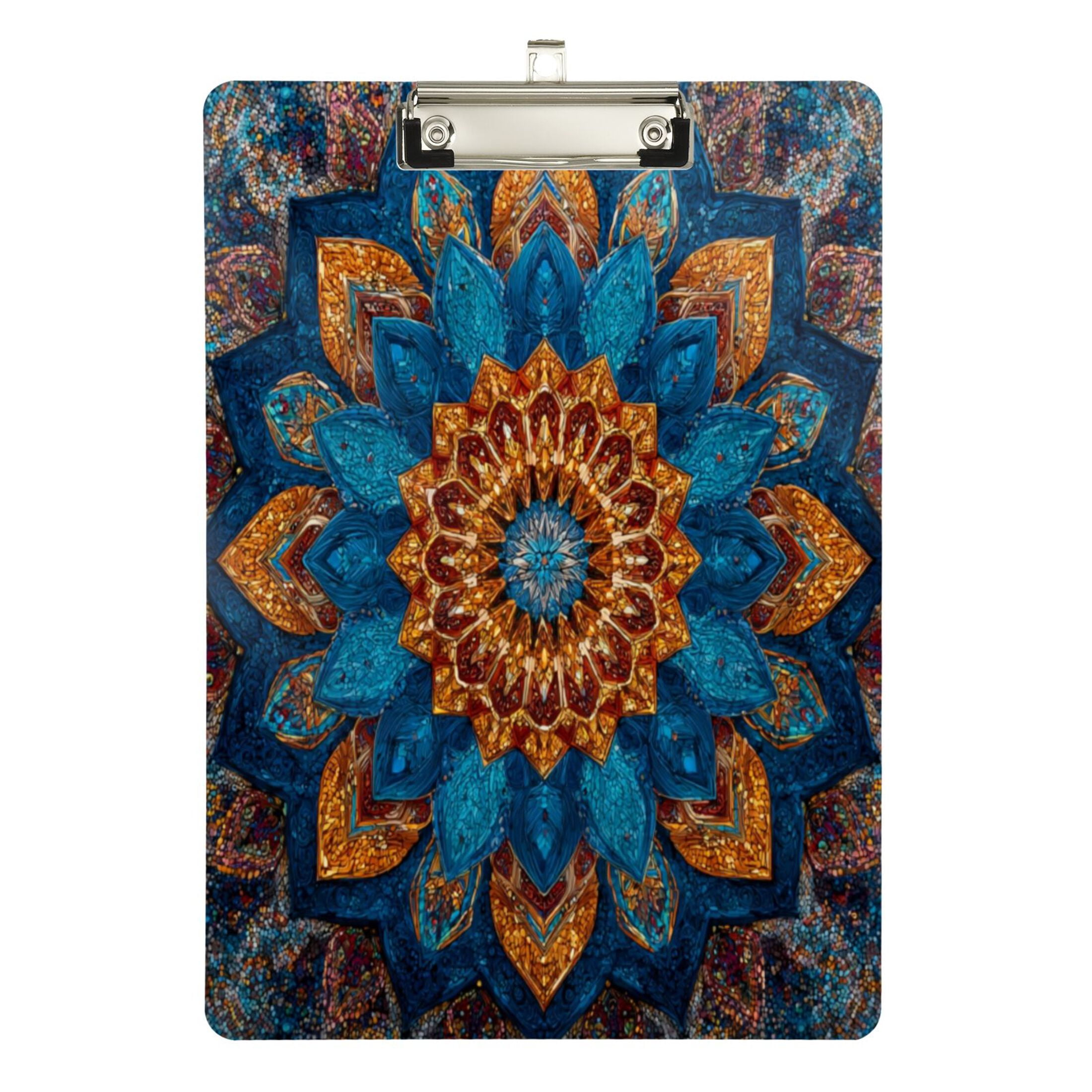 12.5" x 9" Acrylic Clipboard with Silver Clip & Retractable Hook for ...