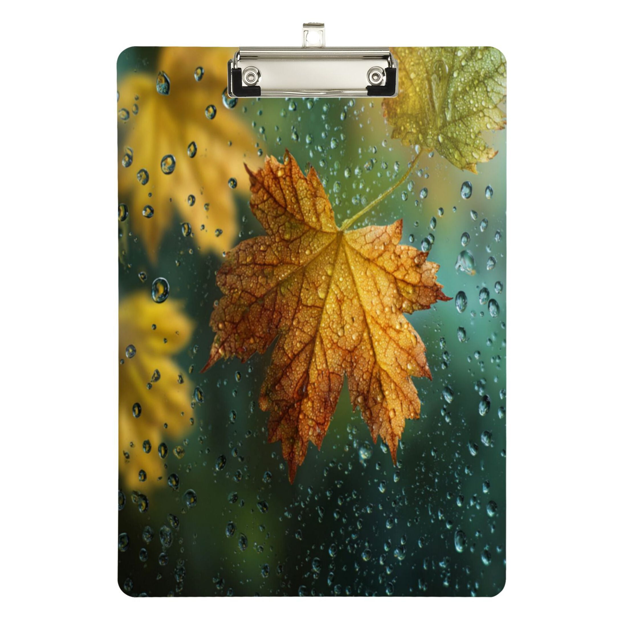 12.5" x 9" Acrylic Clipboard with Silver Clip & Retractable Hook for ...